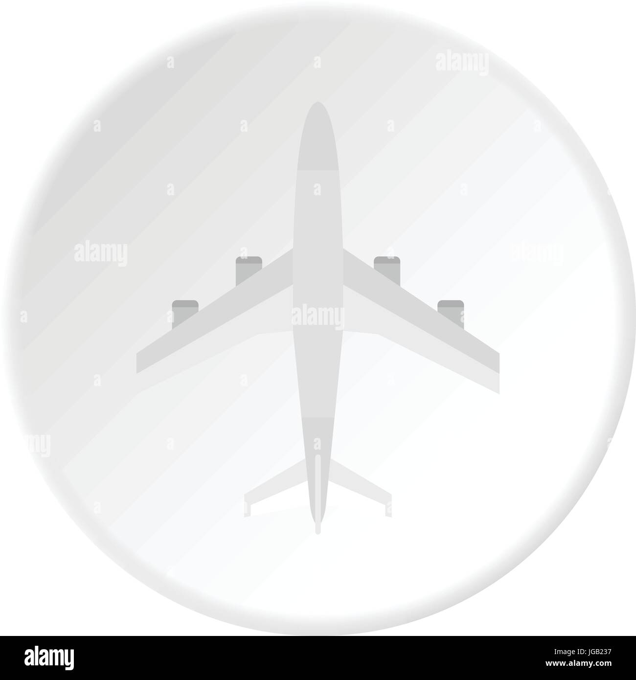 Plane icon circle Stock Vector Image & Art - Alamy