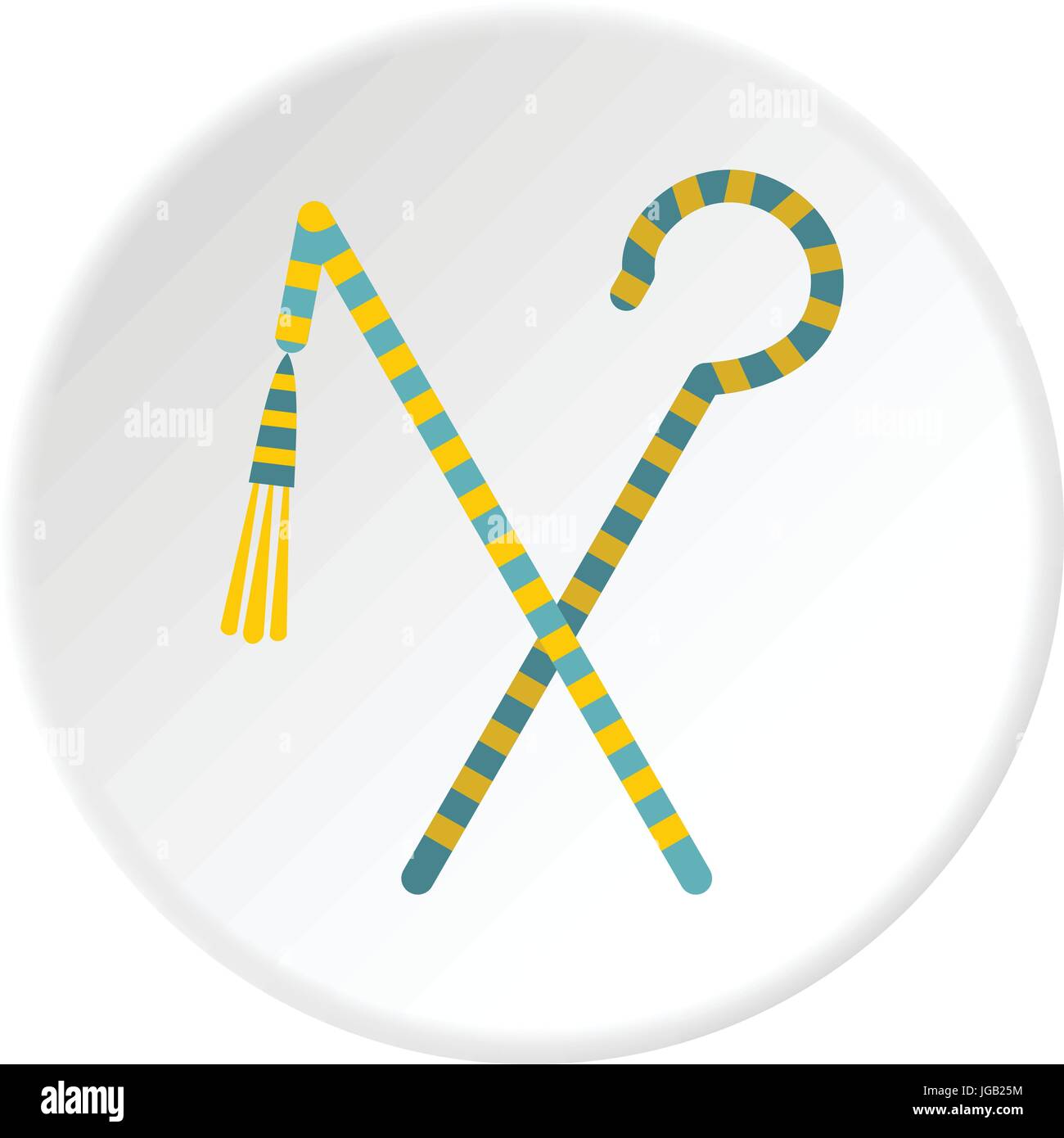 Egyptian symbols of power Stock Vector Images - Alamy