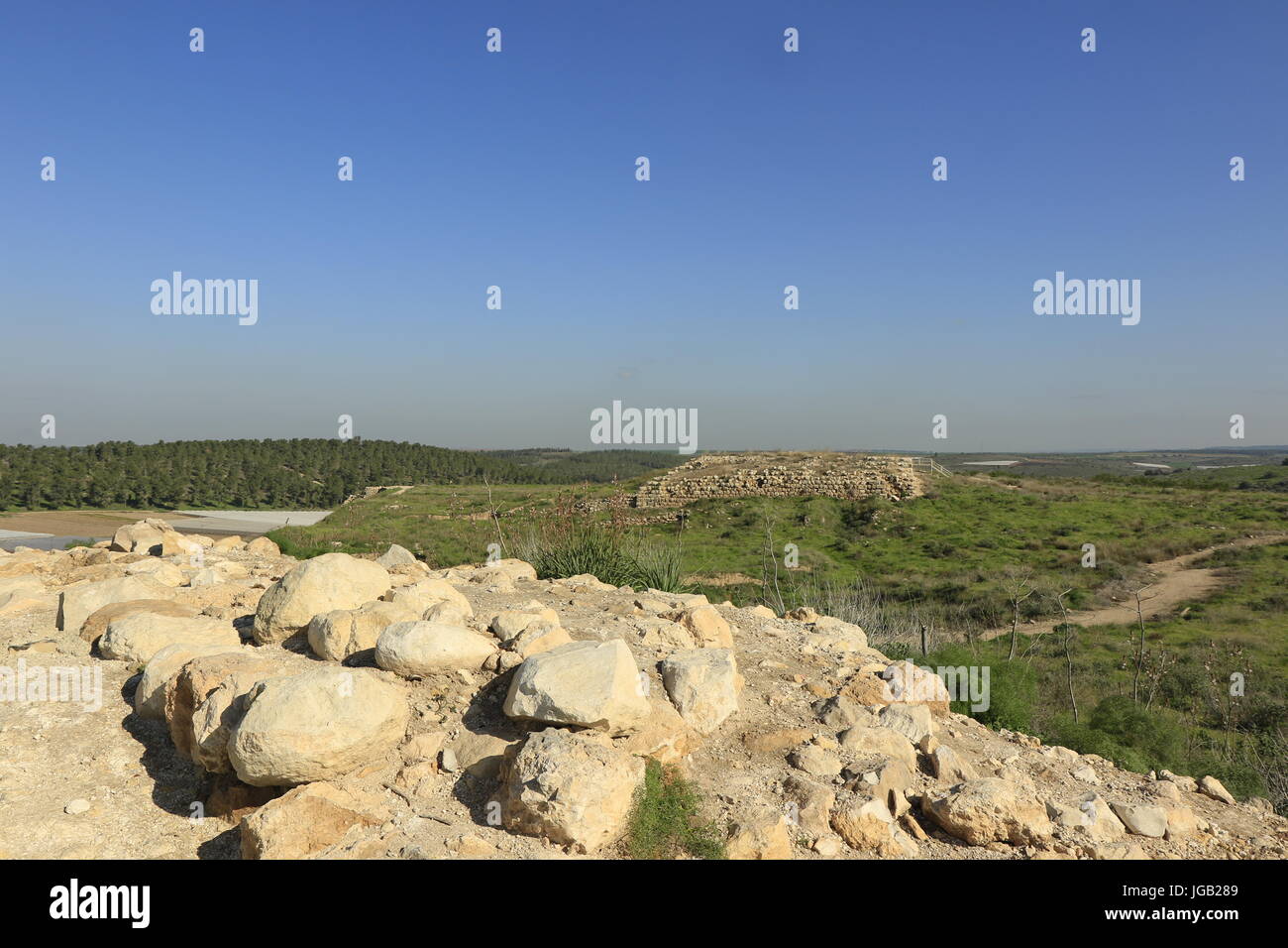 Israel,Tel Lachish, site of the biblical city Lachish Stock Photo - Alamy