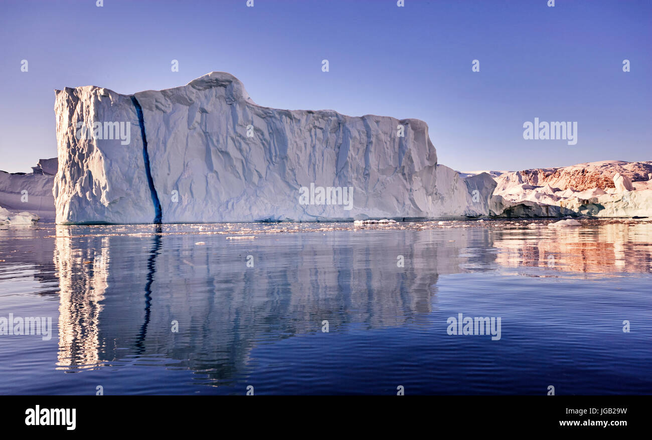 iceberg floating in greenland fjord Stock Photo - Alamy