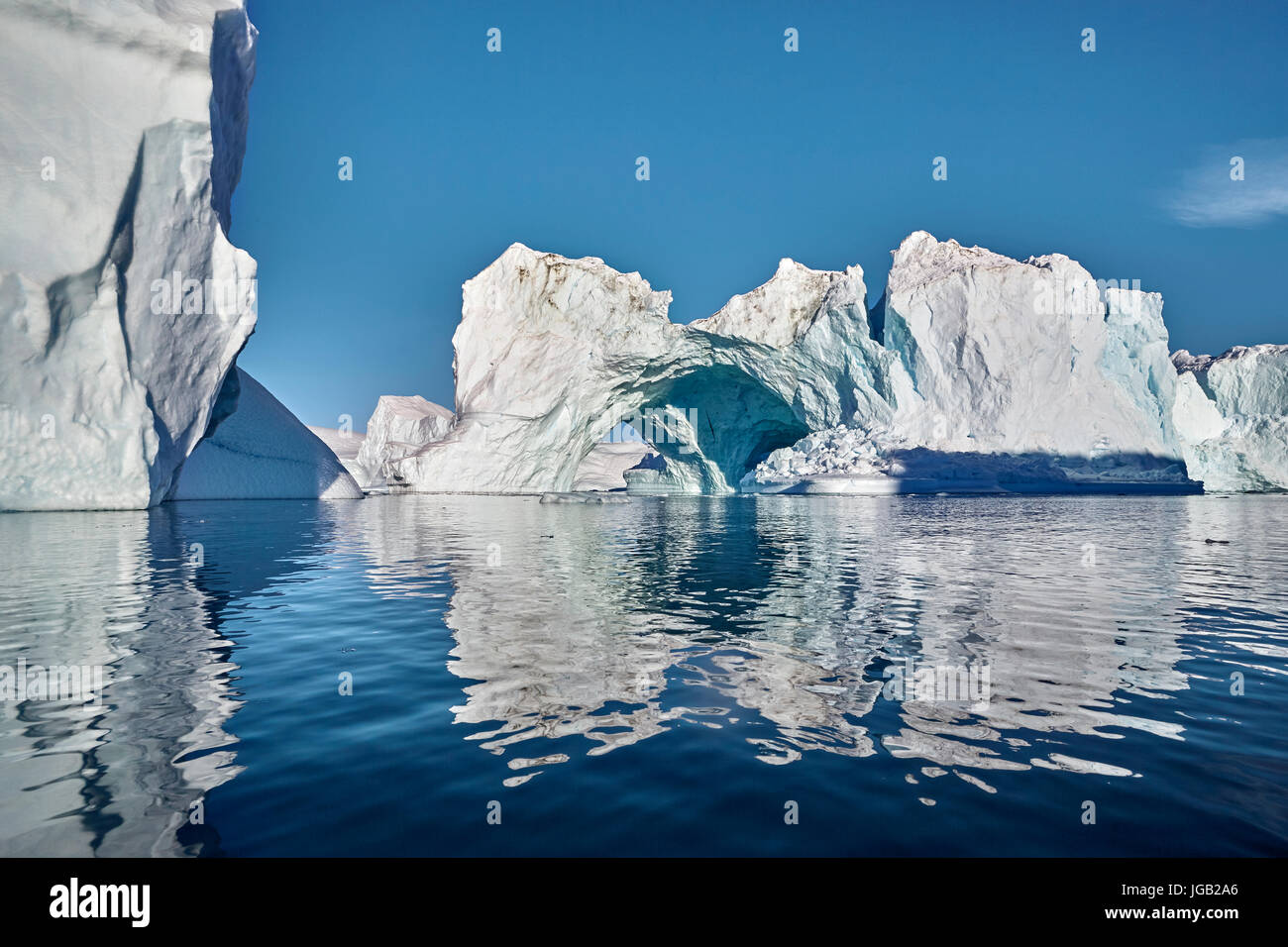 iceberg floating in greenland fjord Stock Photo - Alamy