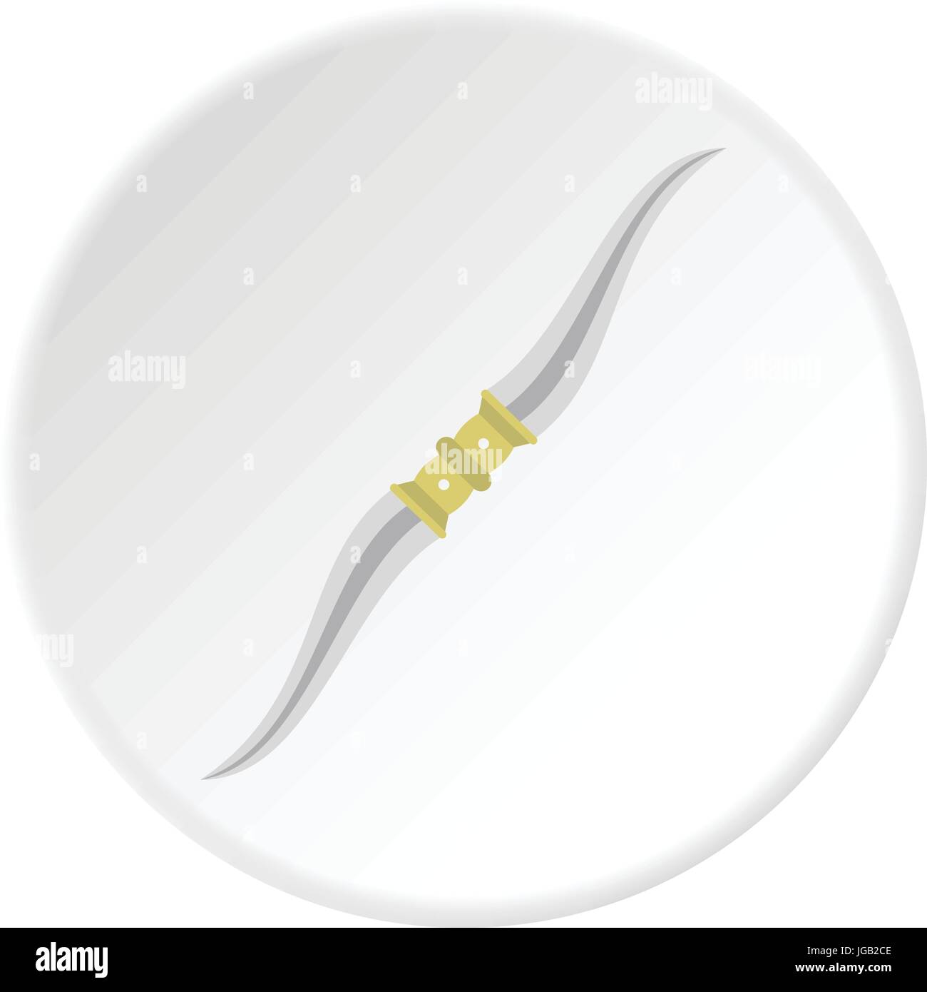 Throwing knife icon circle Stock Vector Image & Art - Alamy