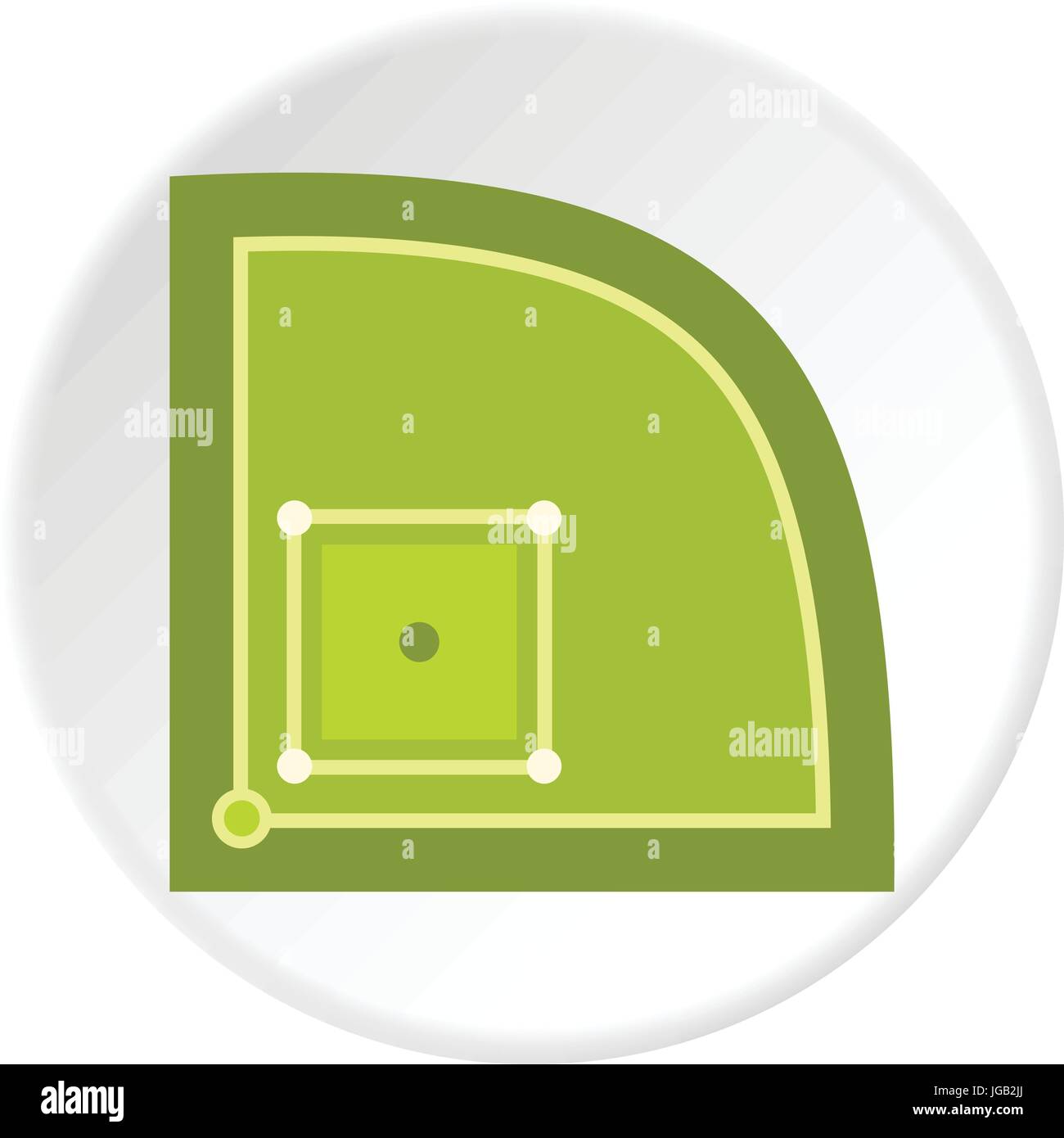 Baseball mound Stock Vector Images - Alamy