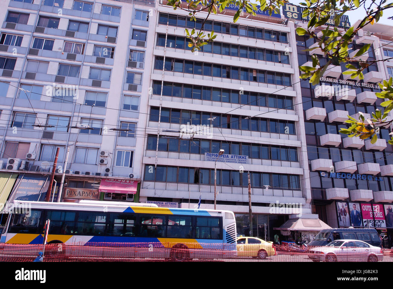 General views of Piraeus Harbor, port pf Athens (Greece Stock Photo - Alamy
