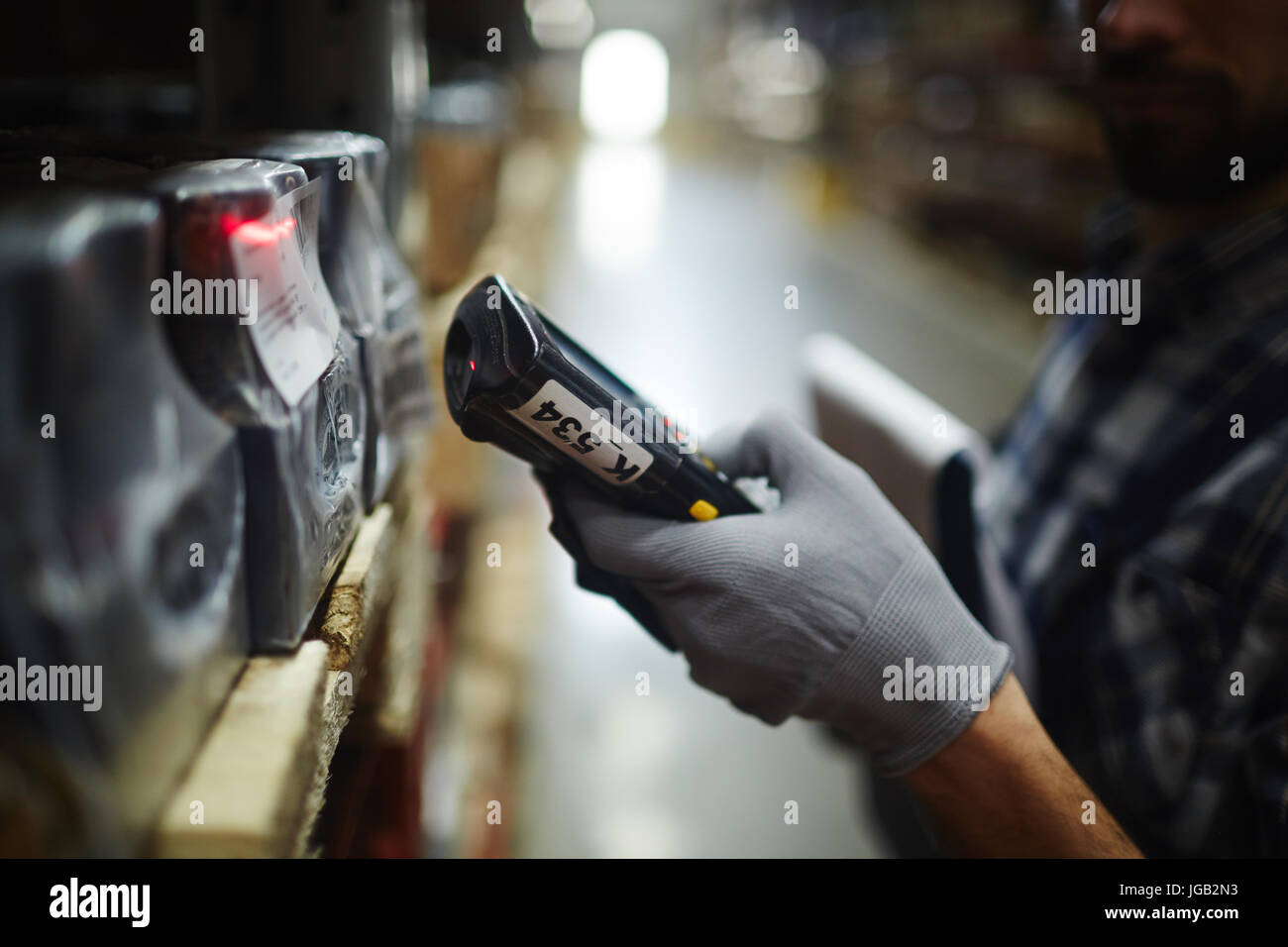 Scanner industrial warehouse hi-res stock photography and images - Alamy
