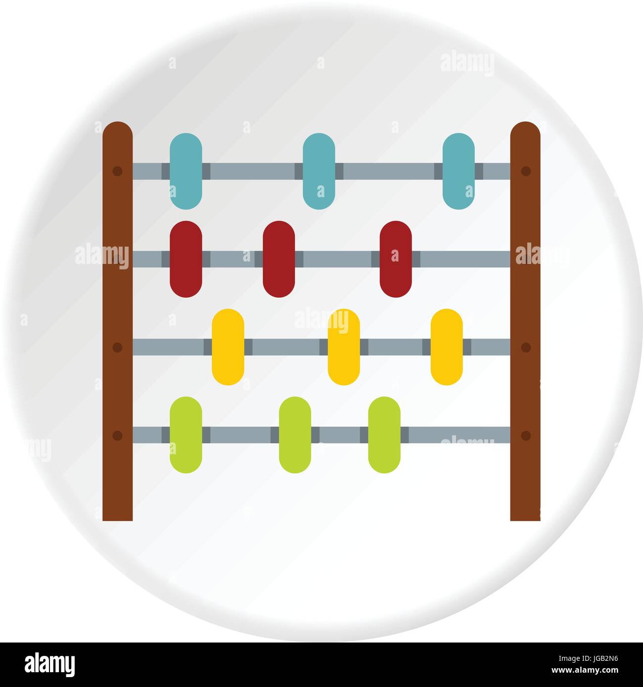 Children abacus icon circle Stock Vector Image & Art - Alamy