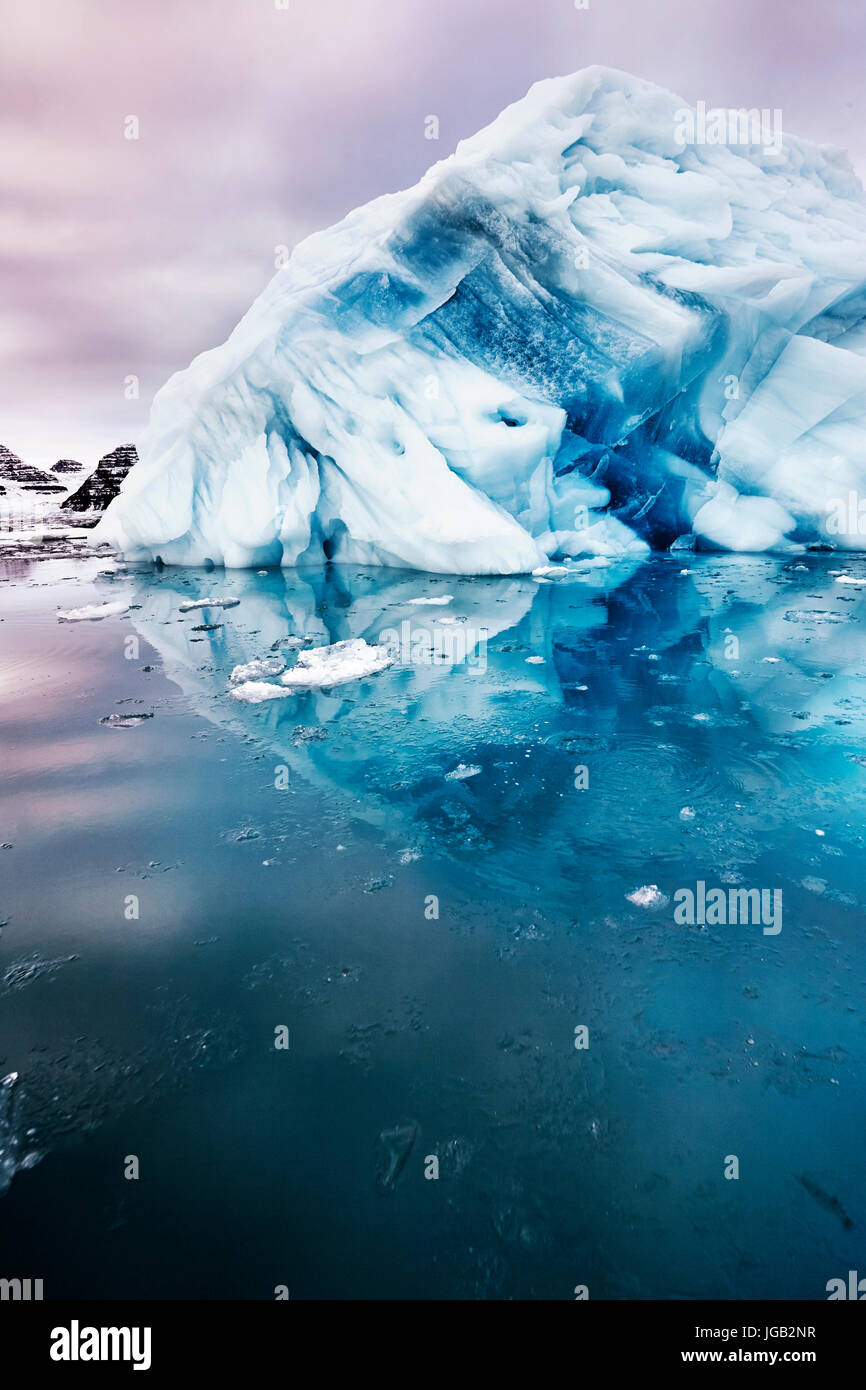 iceberg floating in greenland fjord Stock Photo - Alamy