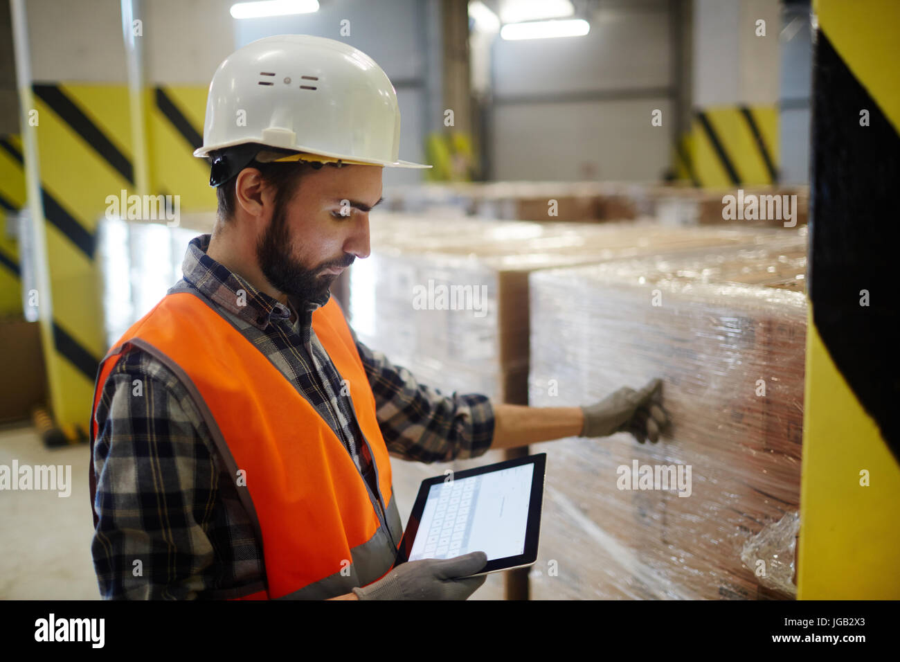 Check-up of goods Stock Photo - Alamy