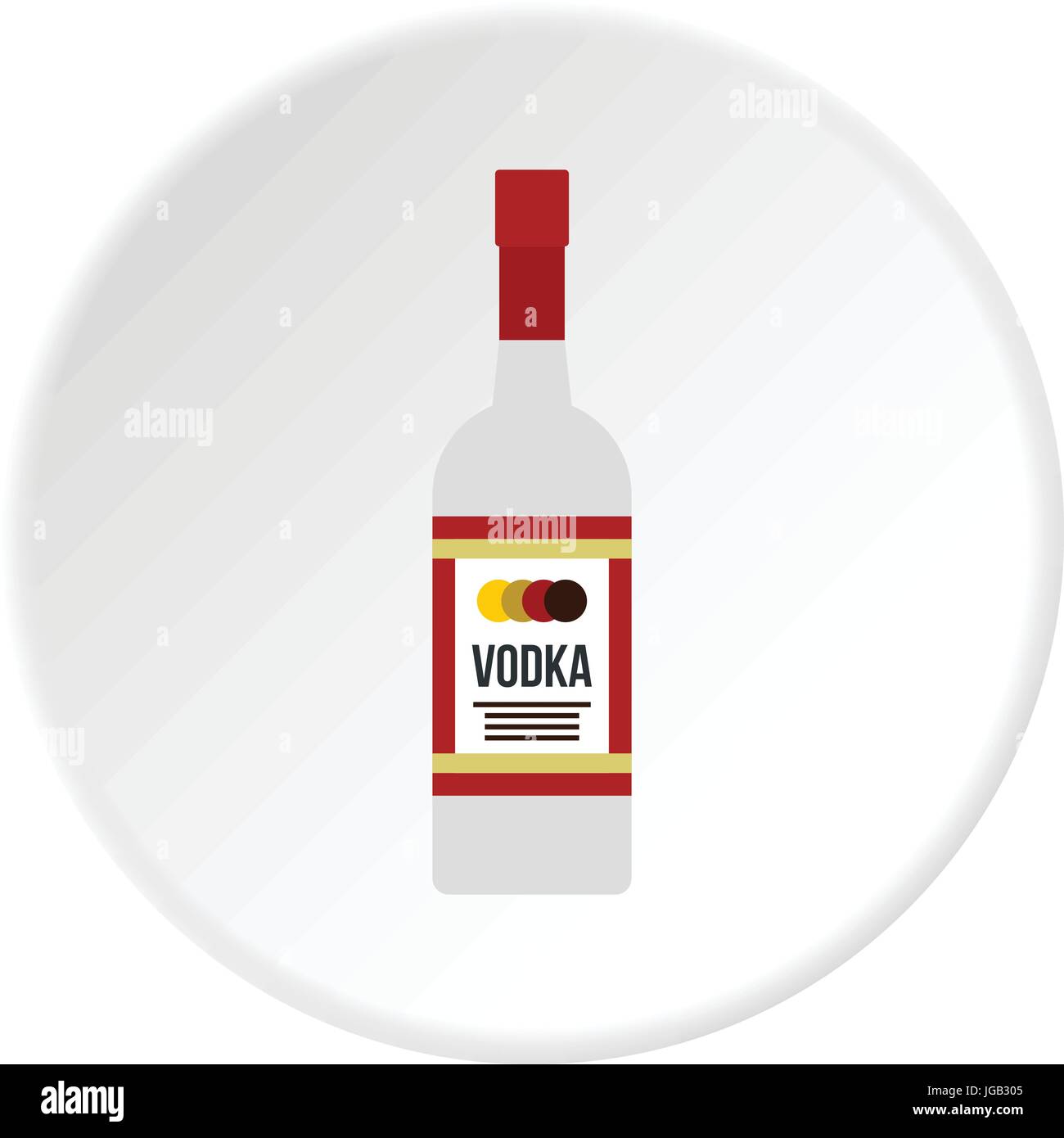 Vodka icon circle Stock Vector Image & Art - Alamy
