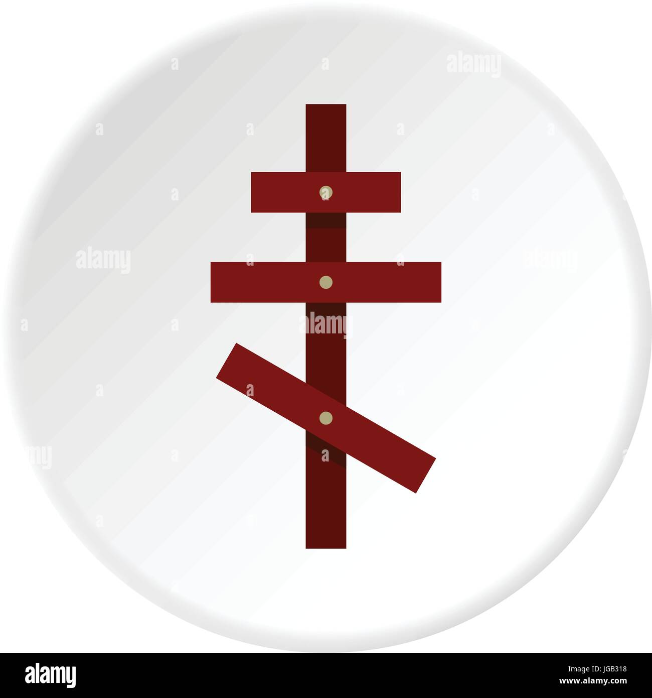 Cross icon circle Stock Vector Image & Art - Alamy