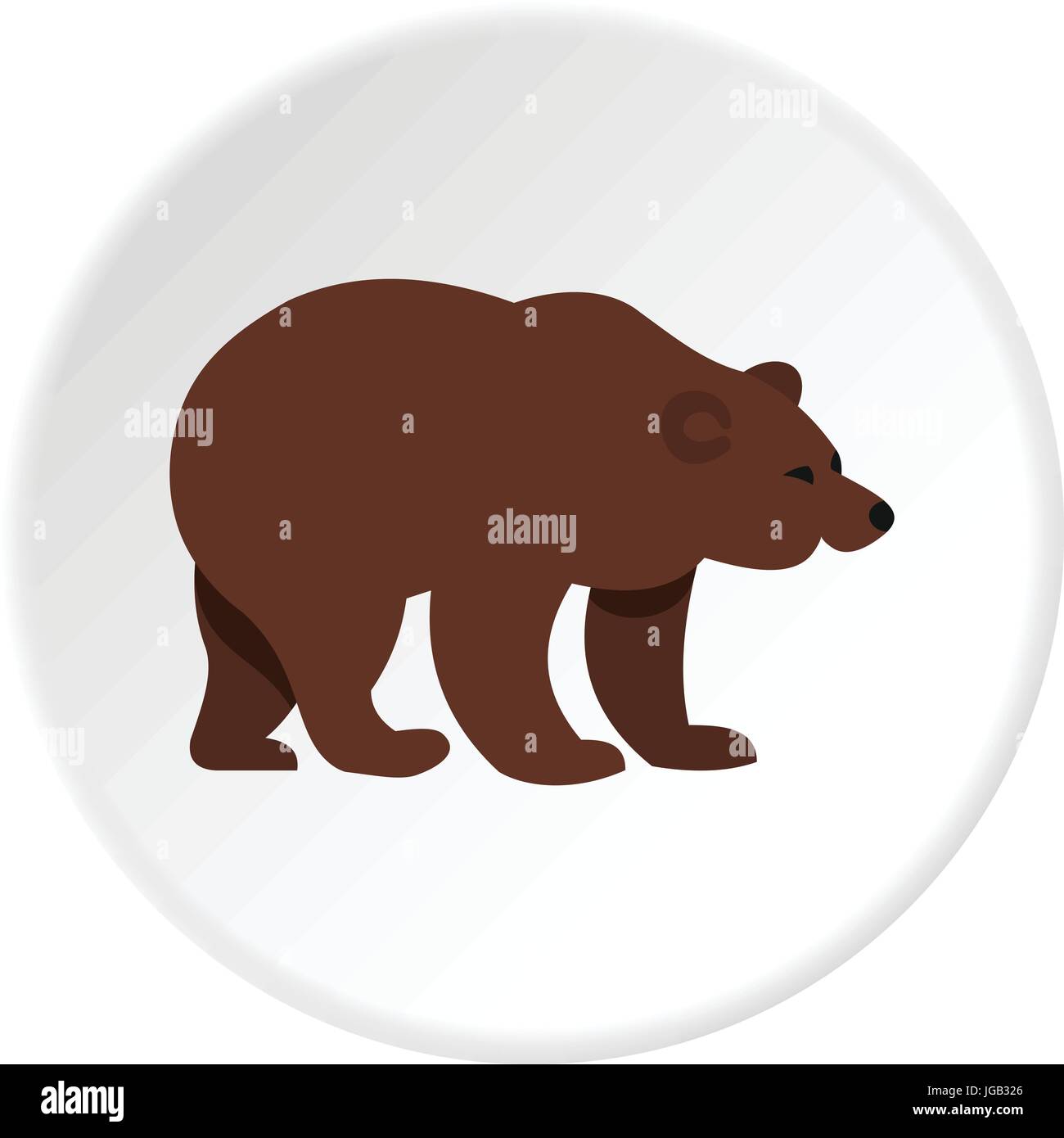 Bear icon circle Stock Vector Image & Art - Alamy