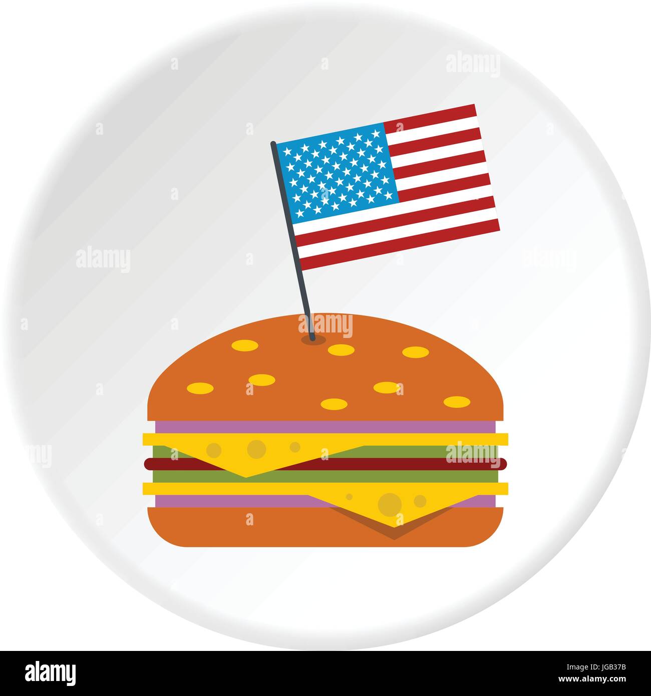 Hamburger icon circle Stock Vector Image & Art - Alamy