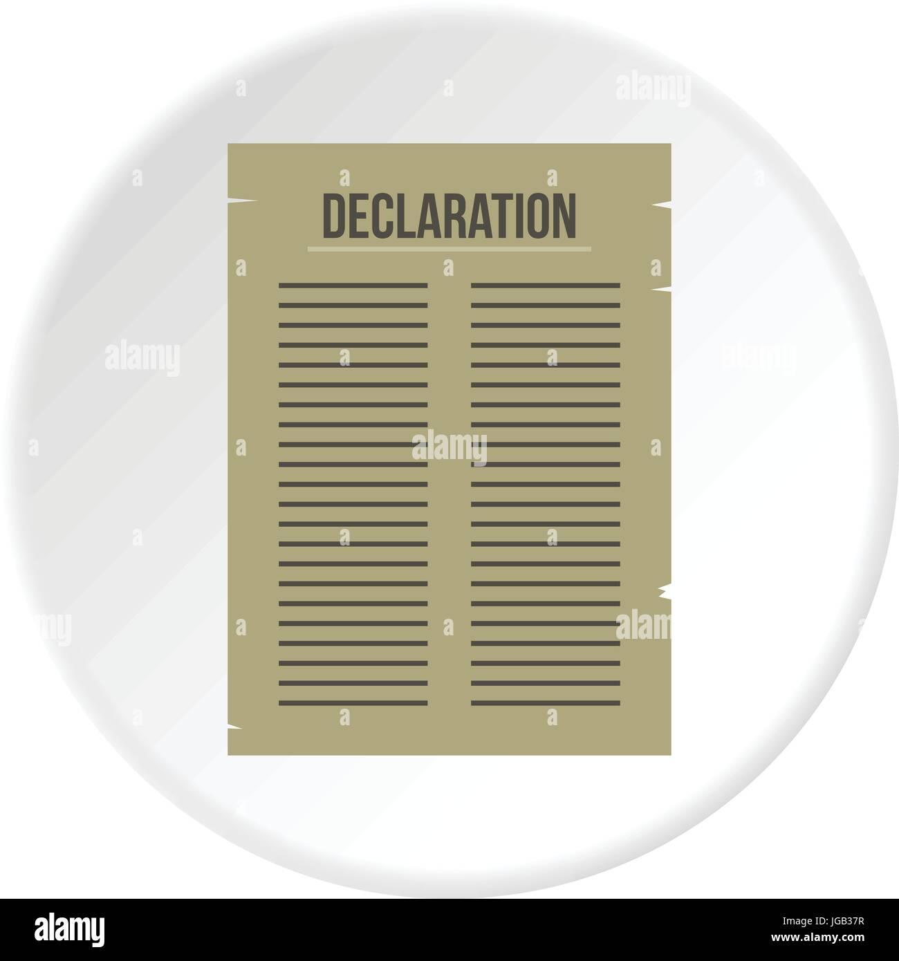 Declaration Of Independence Stock Vector Images - Alamy
