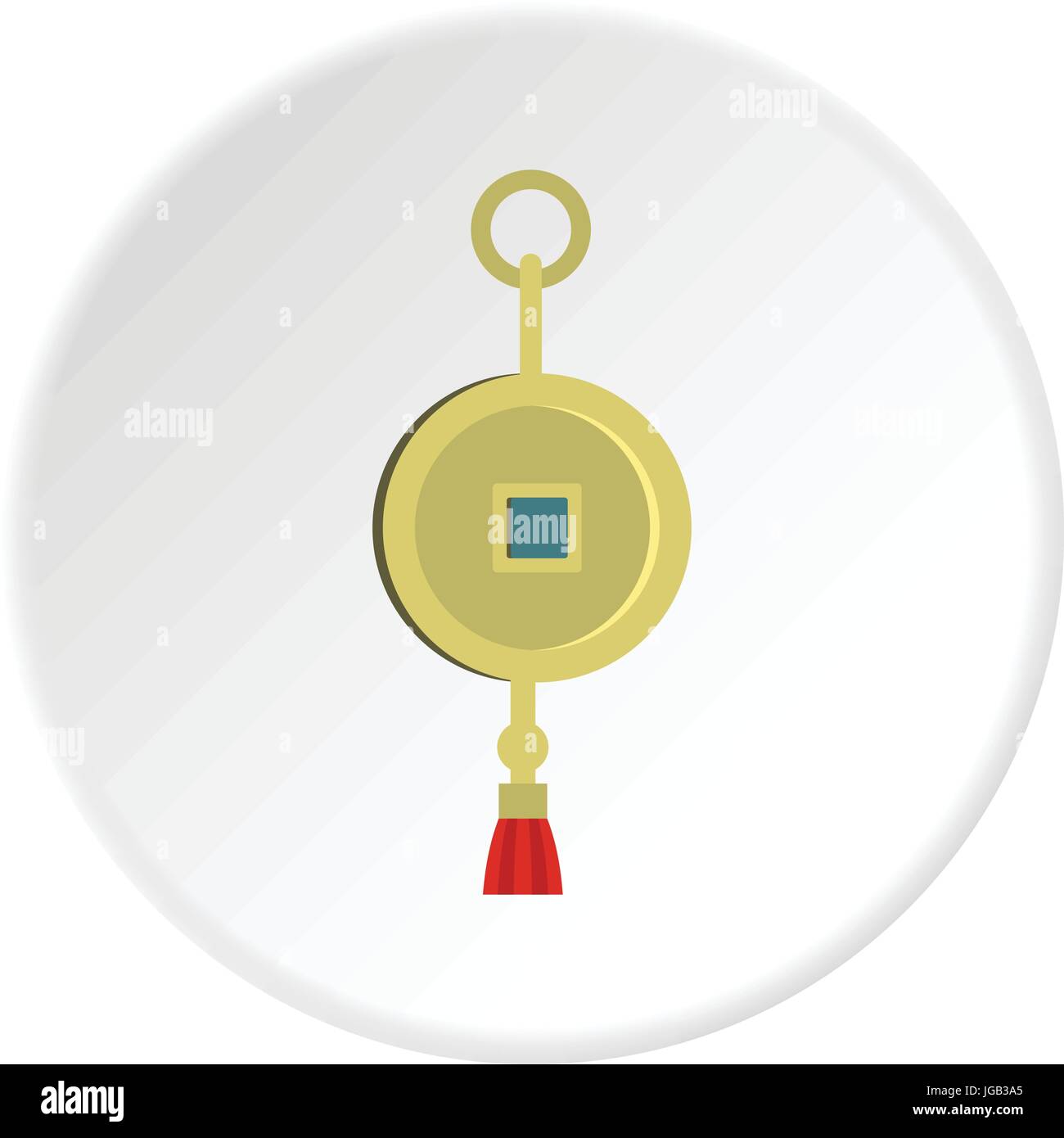 chinese coin of luck icon circle Stock Vector Image & Art - Alamy