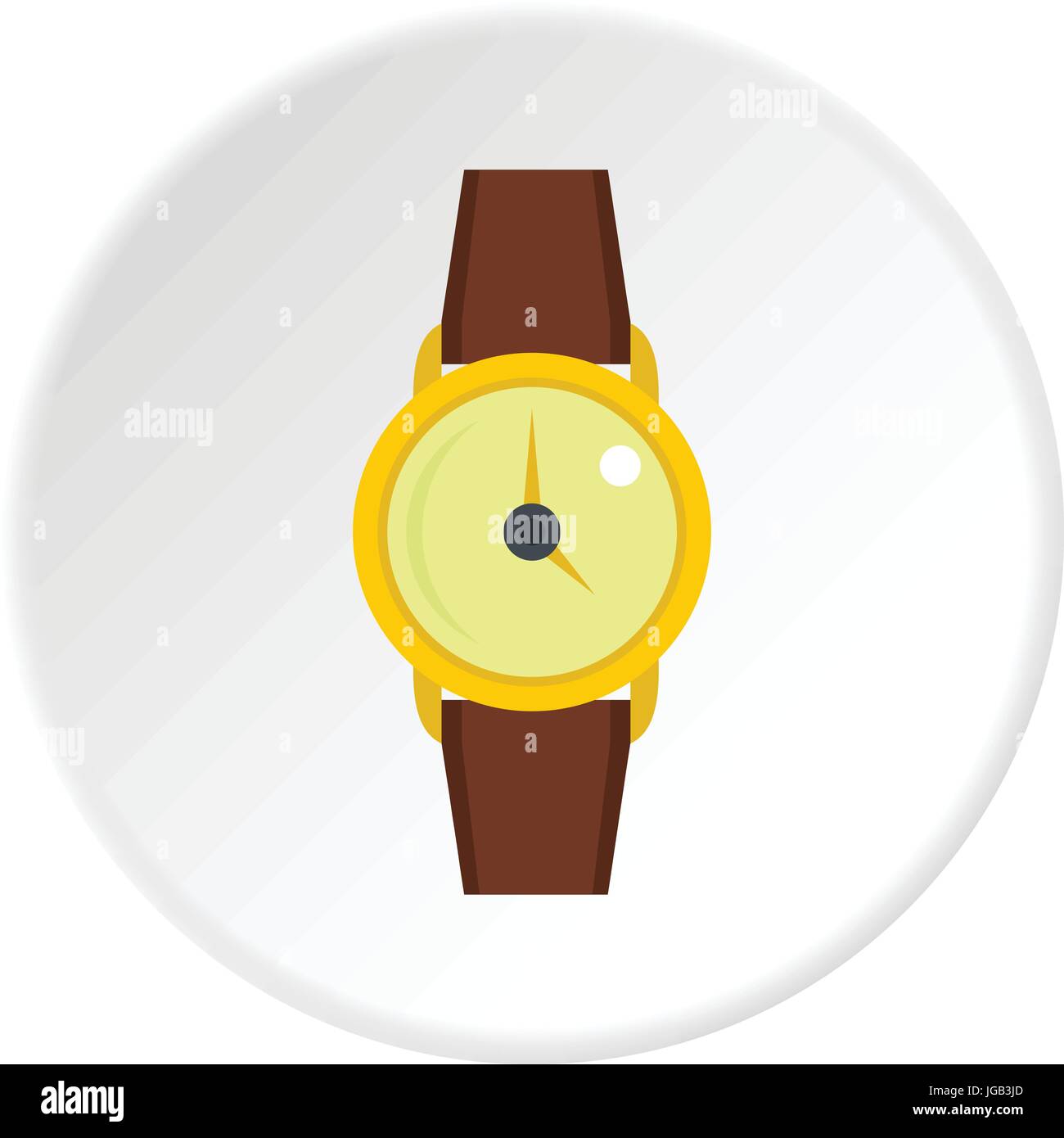 Gold wristwatch icon circle Stock Vector Image & Art - Alamy