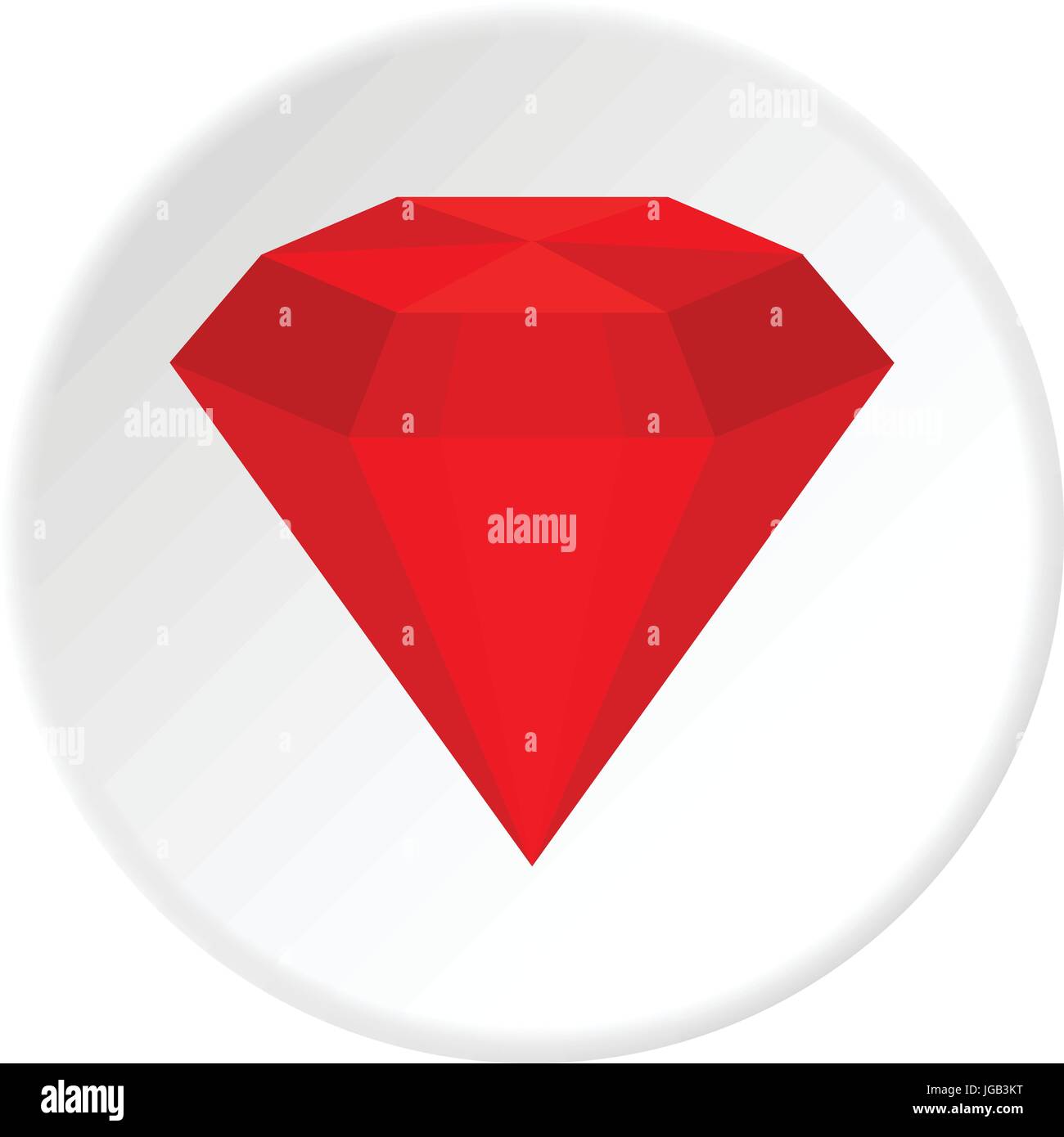 Ruby icon circle Stock Vector Image & Art - Alamy
