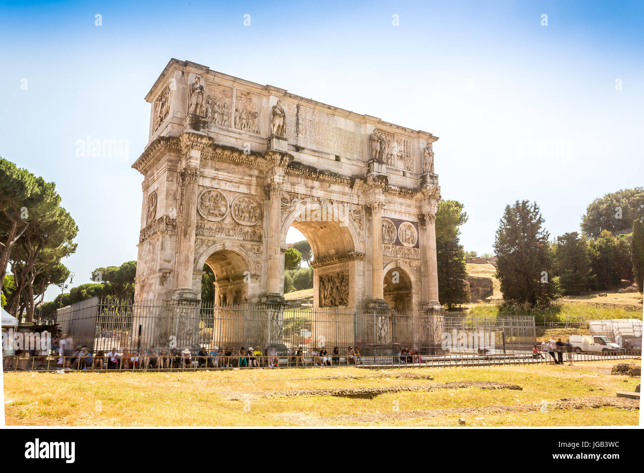 Arch of Constantine, landmark of Rome, Lazio, Italy Stock Photo - Alamy