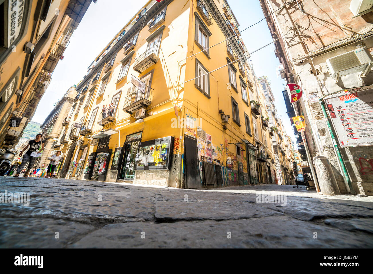 Naples italy street hi-res stock photography and images - Alamy