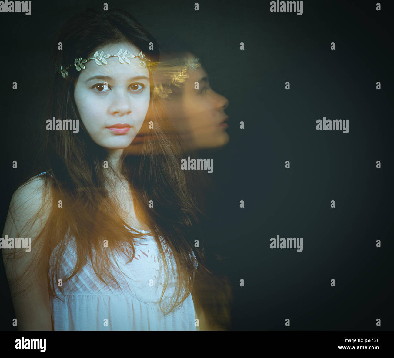 concept traditional shoot with an Indian model wearing a jewellery gold ...