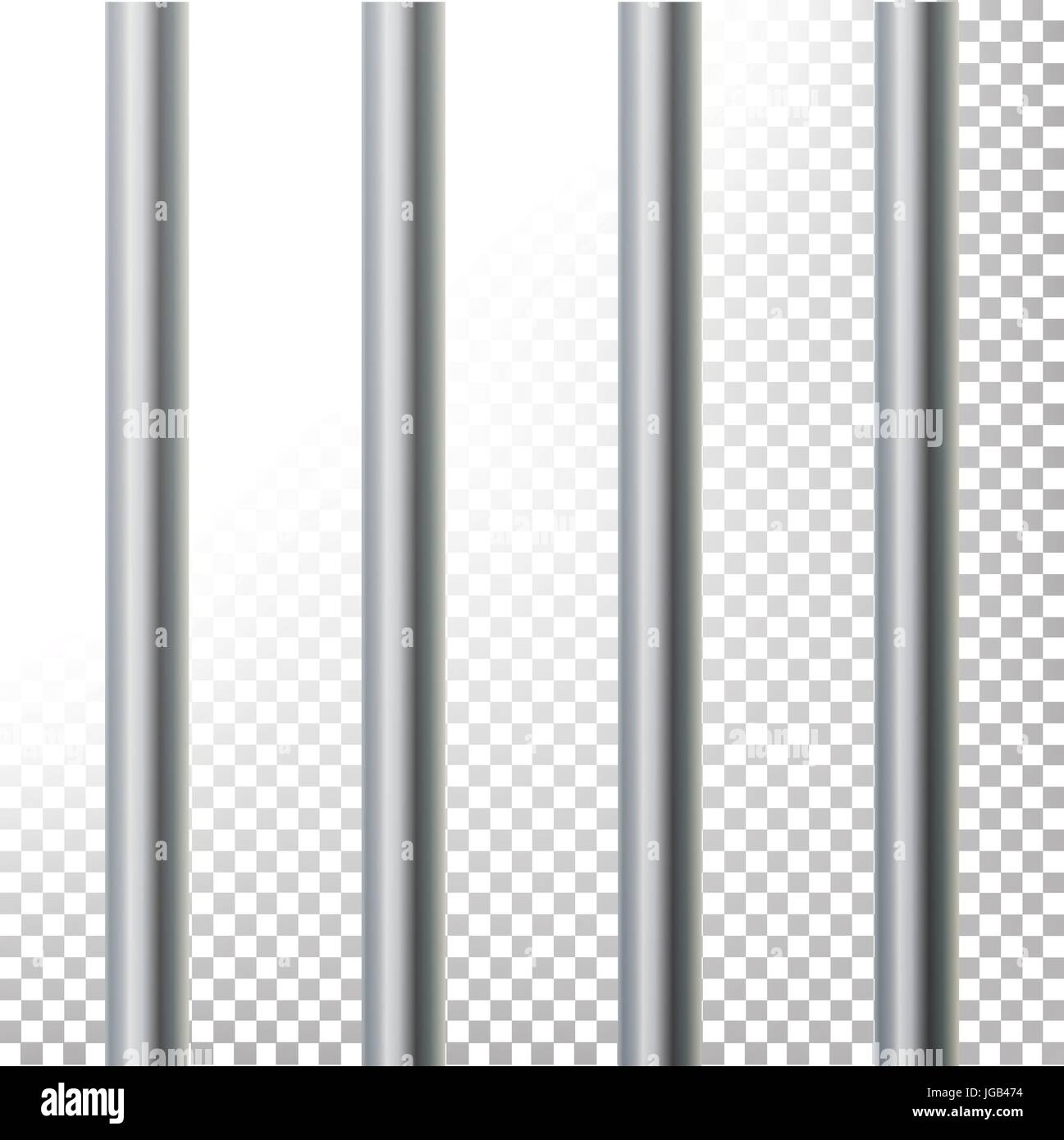 Jail cell bars transparent Stock Vector Images - Alamy