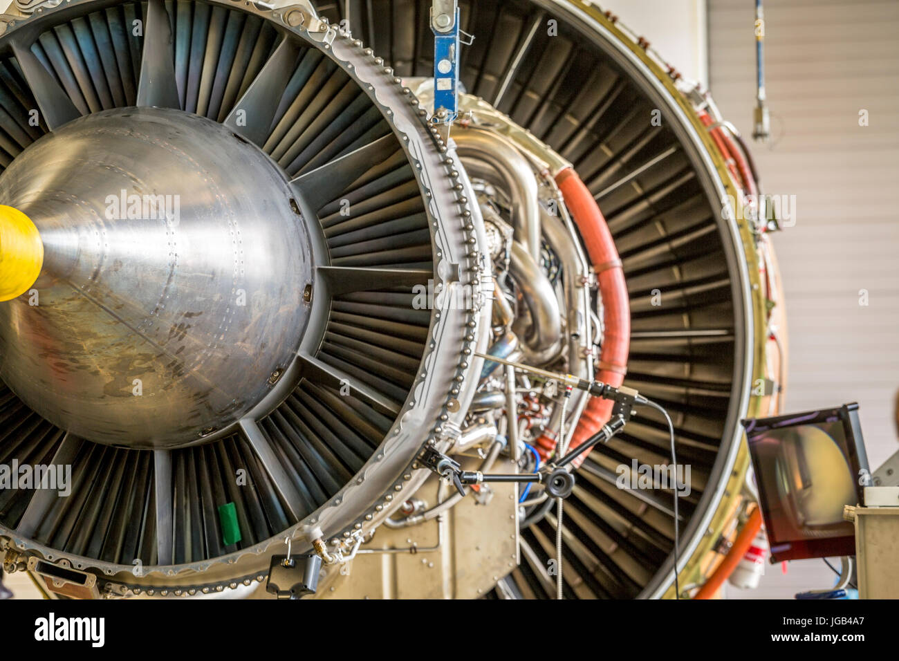 Inside jet engine hi-res stock photography and images - Alamy