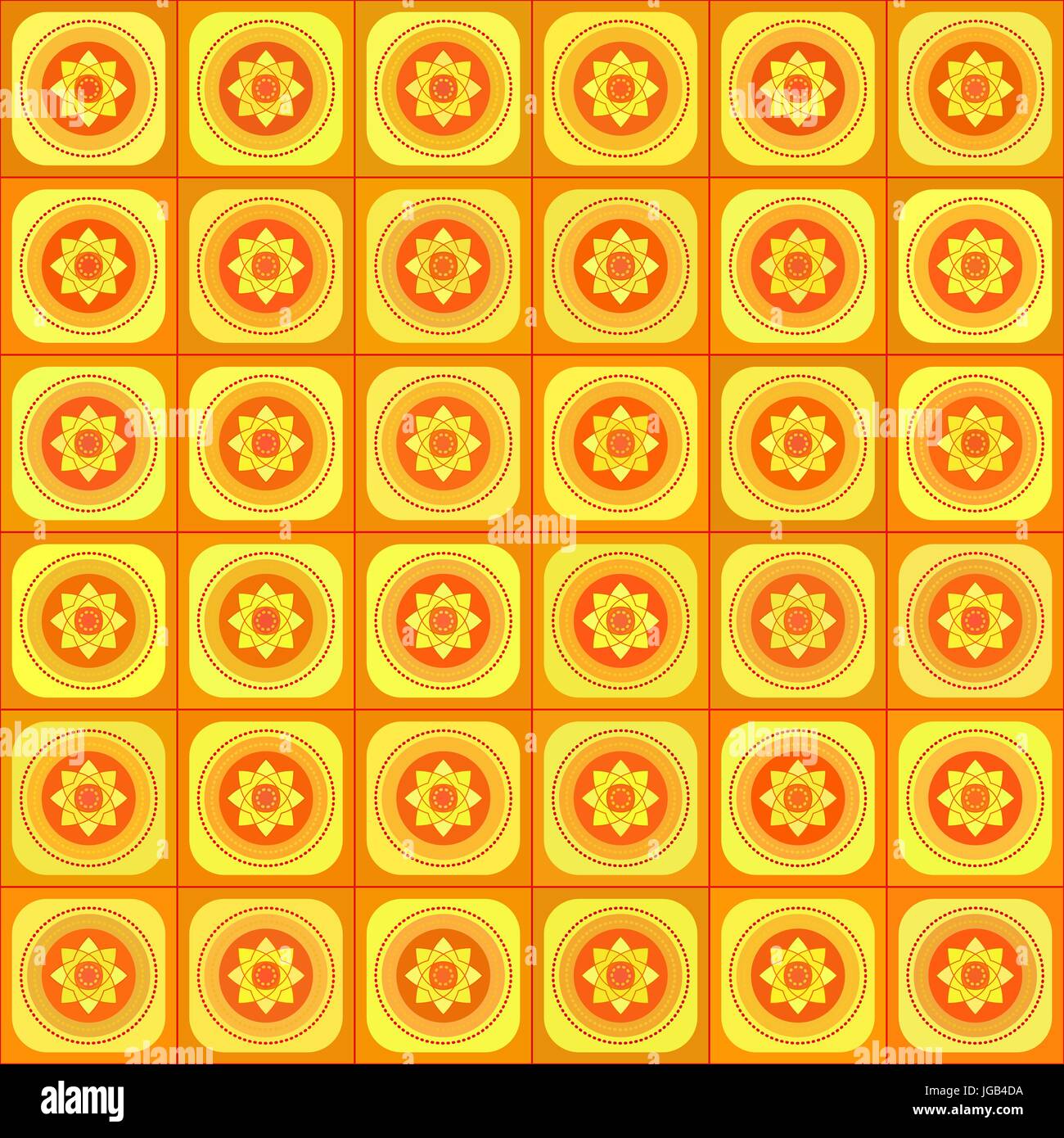 Orange vector geometric seamless pattern Stock Vector Image & Art - Alamy