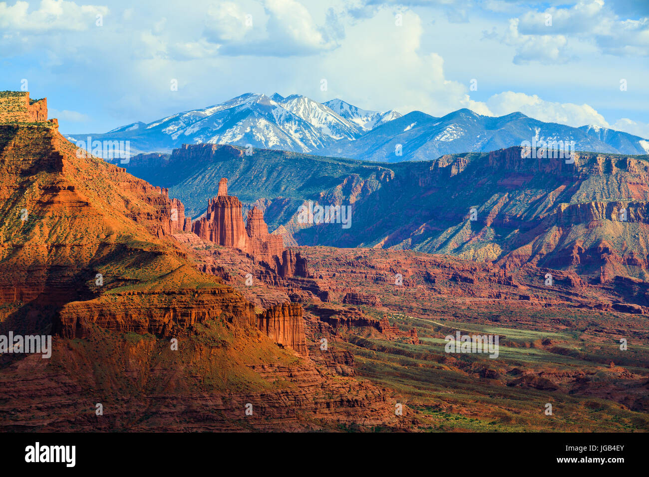 Colourful light towers hi-res stock photography and images - Alamy