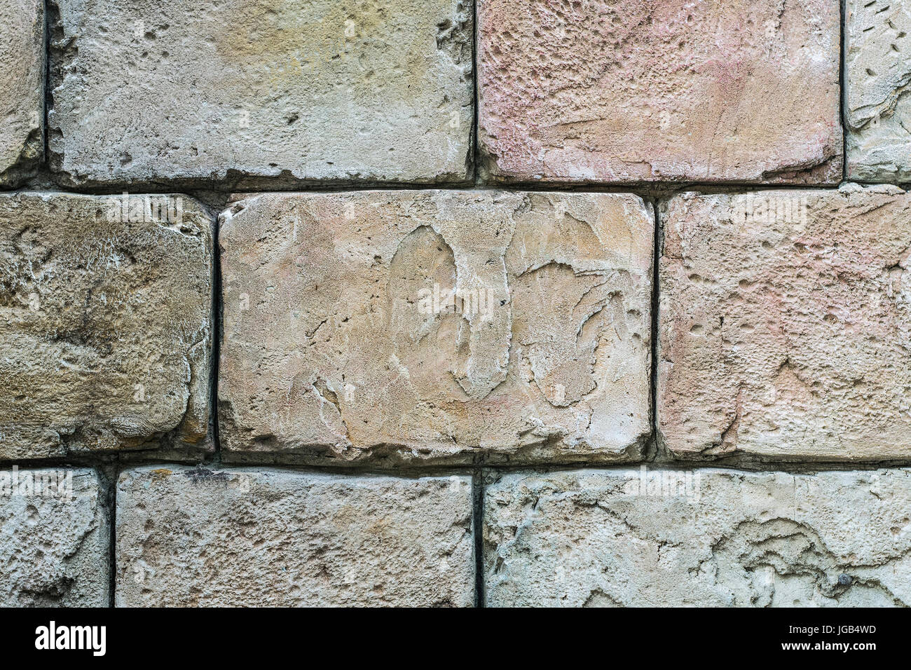 Old beige color brick hi-res stock photography and images - Alamy