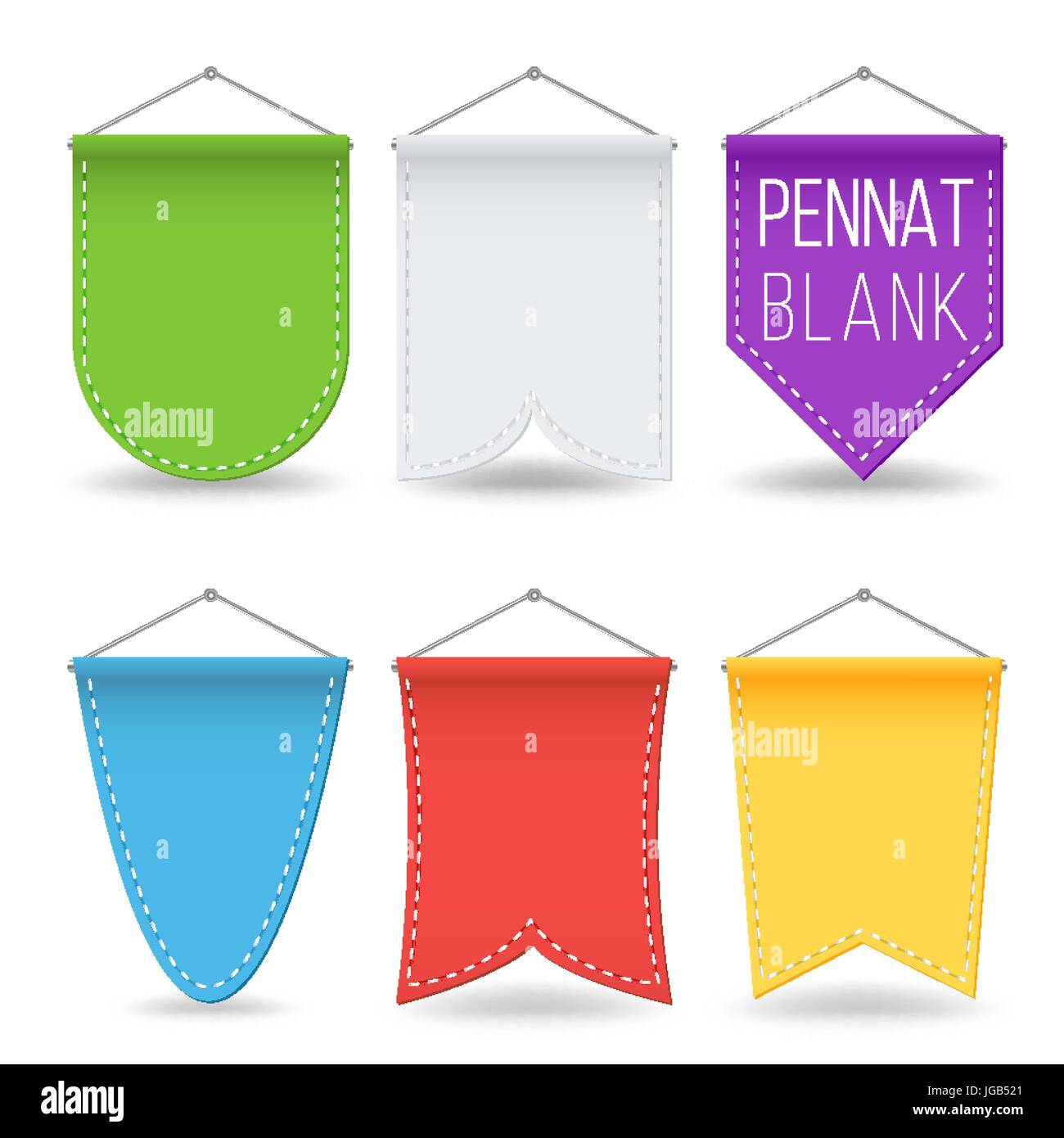 Pennant Flag Template