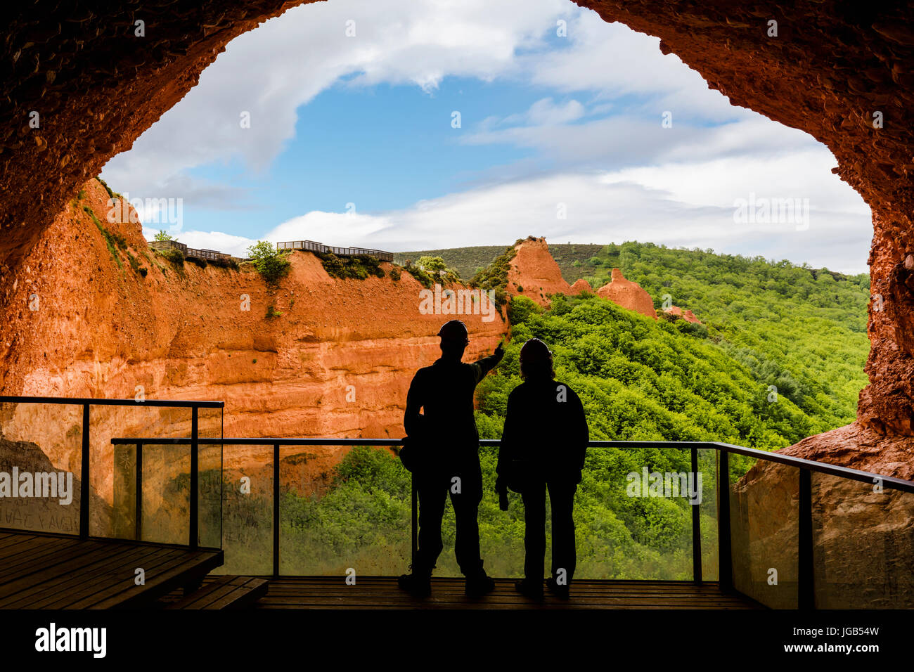 Las Medulas, Leon Province, Castile and Leon, Spain. The Orellan ...