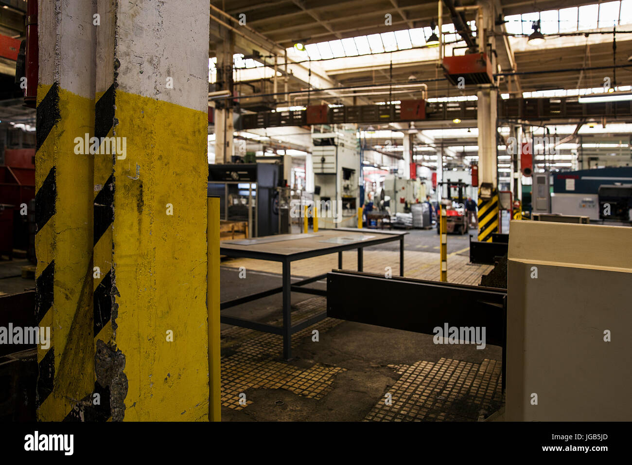 Closeup detail of the stoves in factory Stock Photo - Alamy