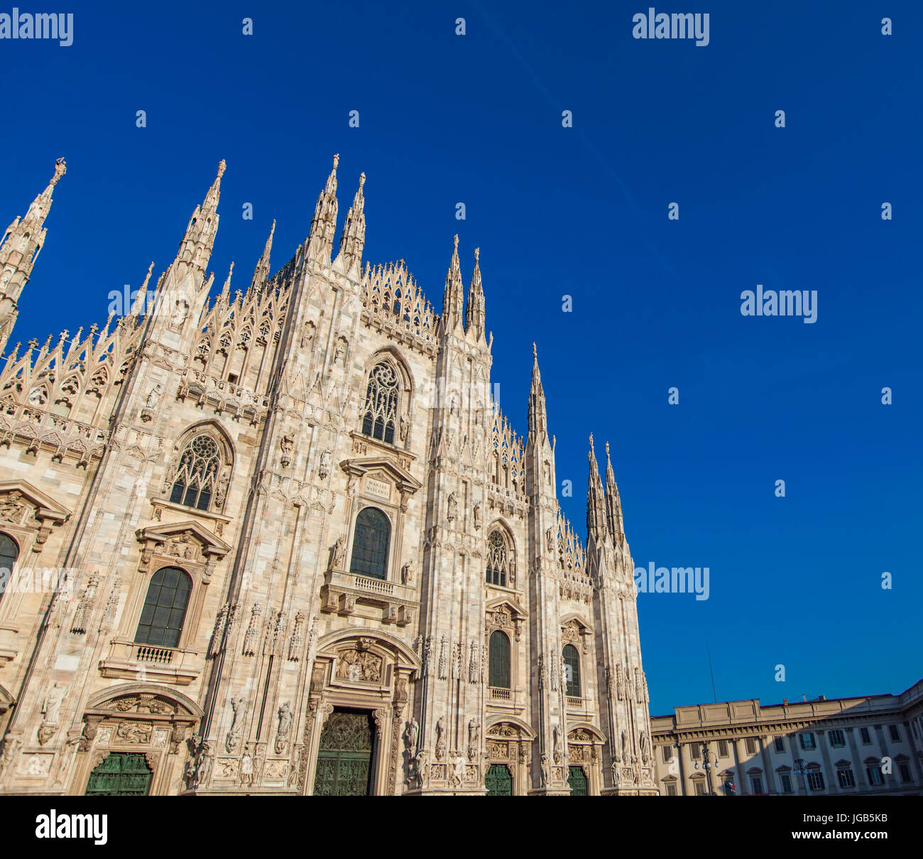 View at Duomo Cathedral in Milan, Italy Stock Photo - Alamy