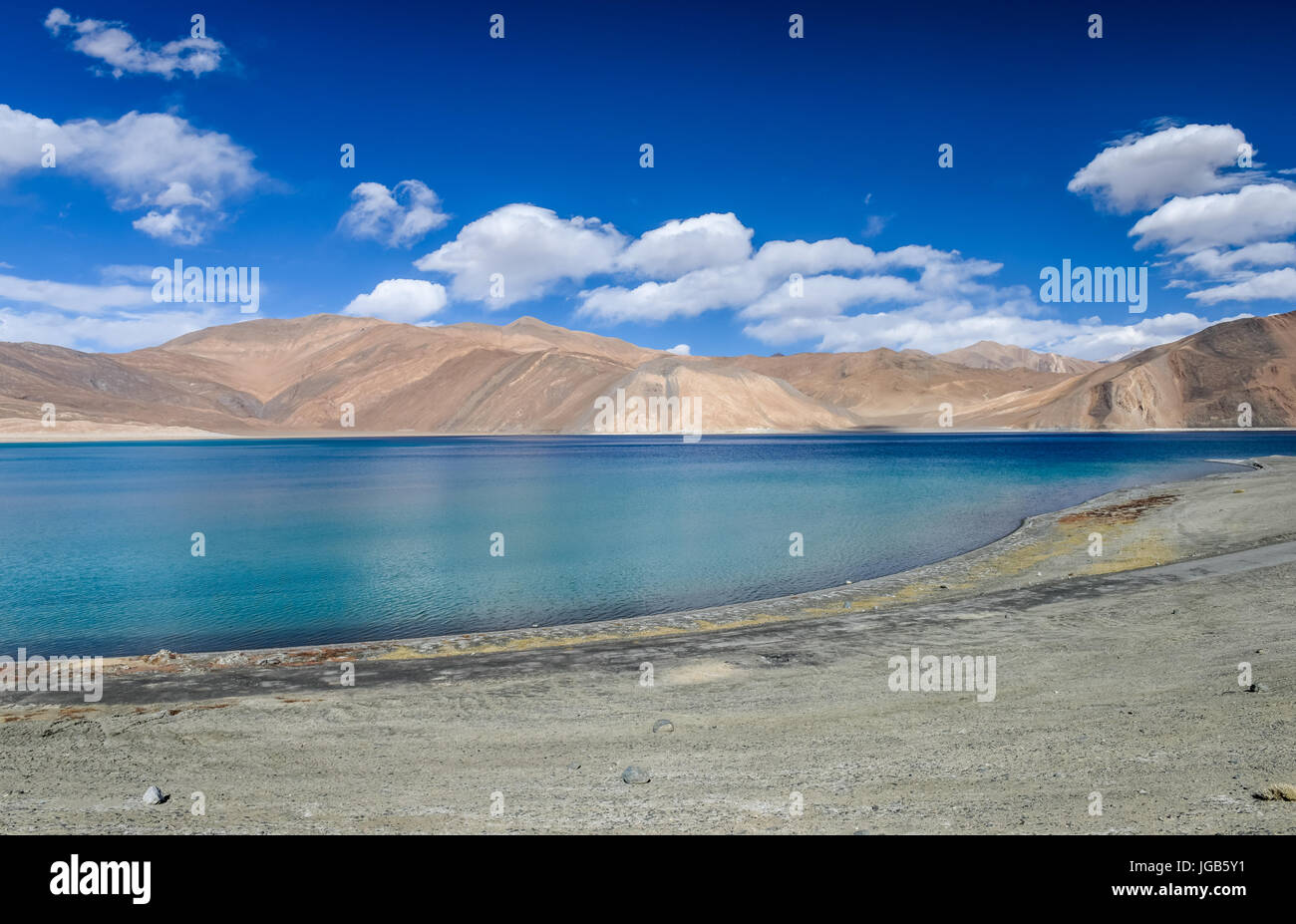 Beautiful Pangong lake in Leh, Ladakh India Stock Photo - Alamy