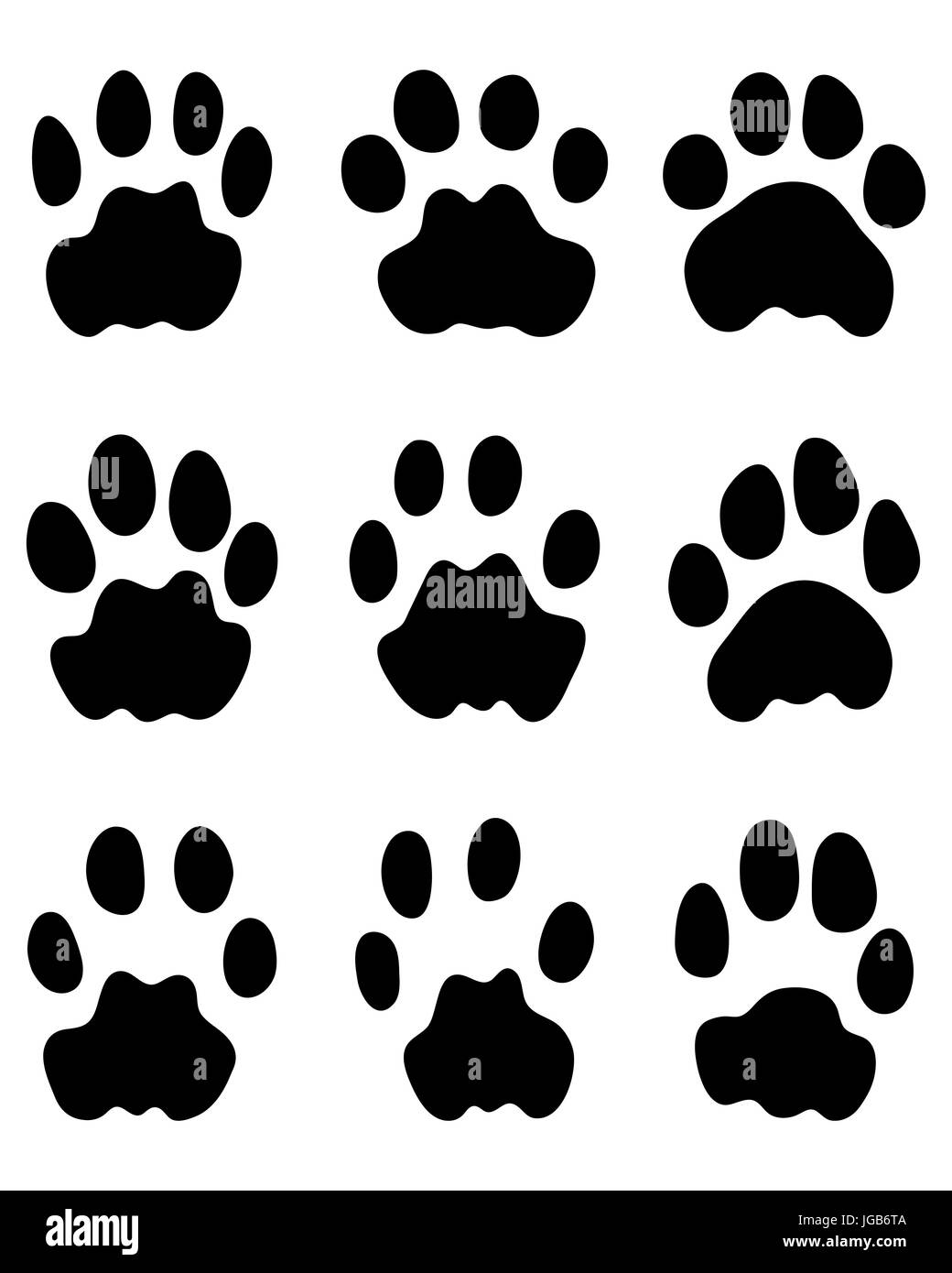 Leopard foot print hi-res stock photography and images - Alamy