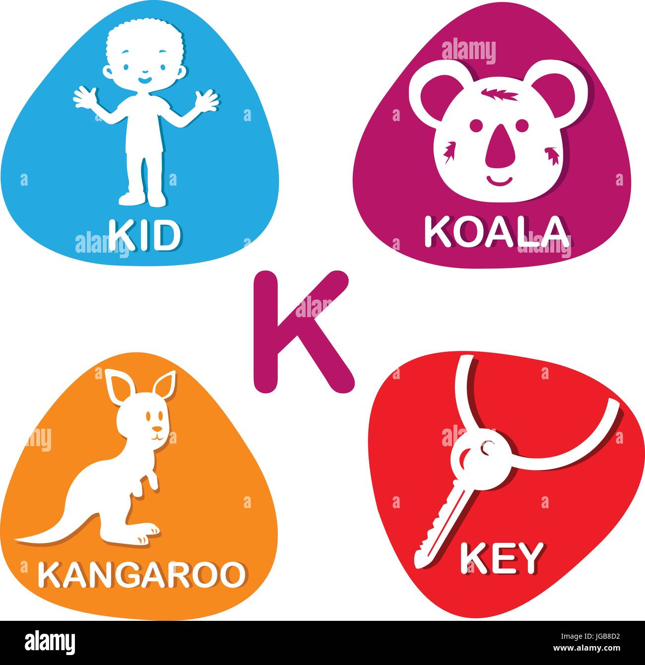 Kangaroo illustration book hi-res stock photography and images - Alamy