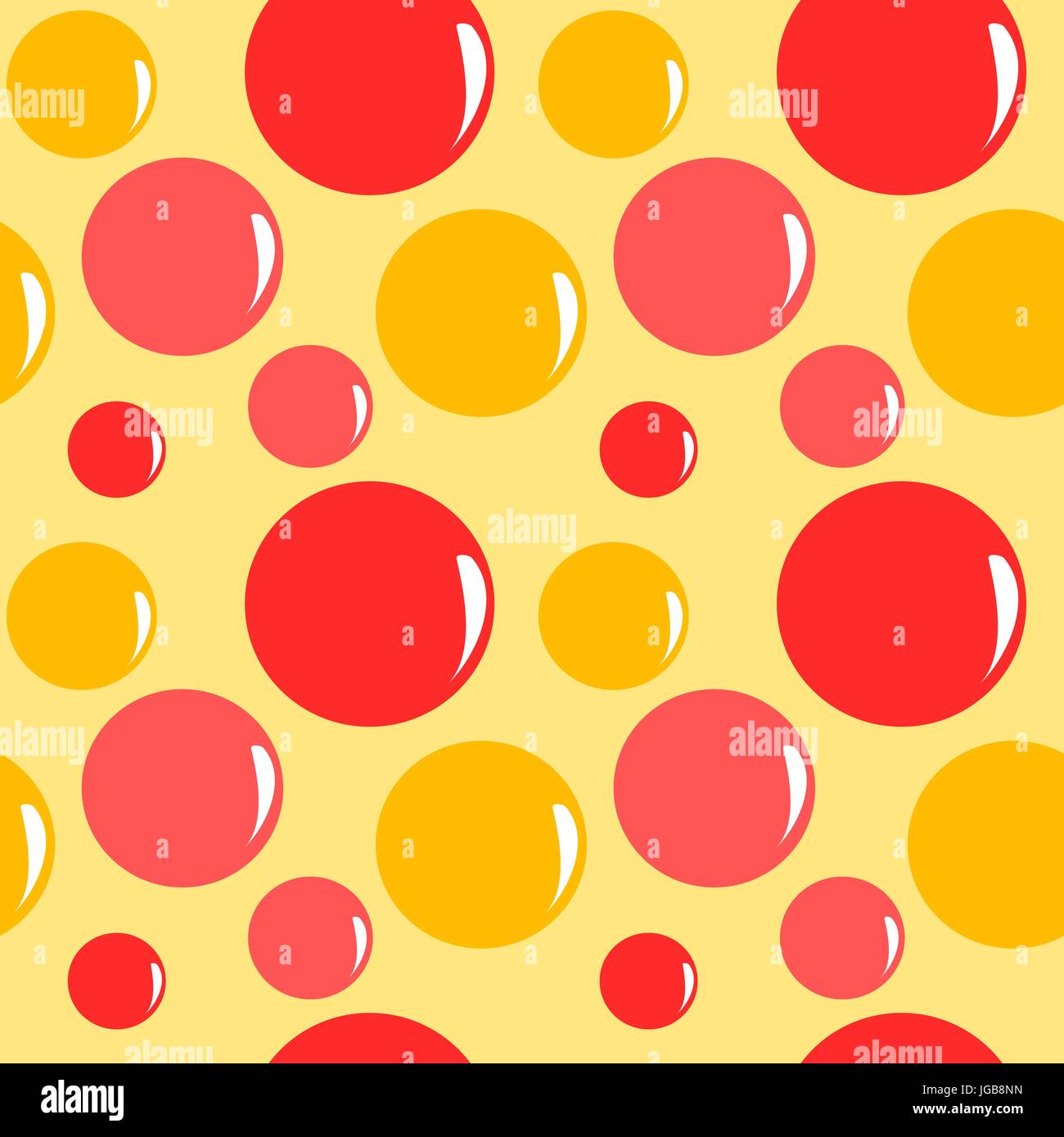 colorful cartoon bubbles seamless vector pattern background ...