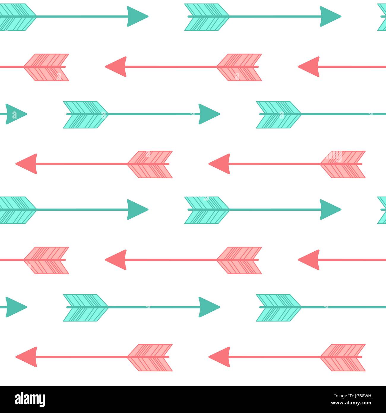 pink and blue colorful arrows seamless vector pattern background ...