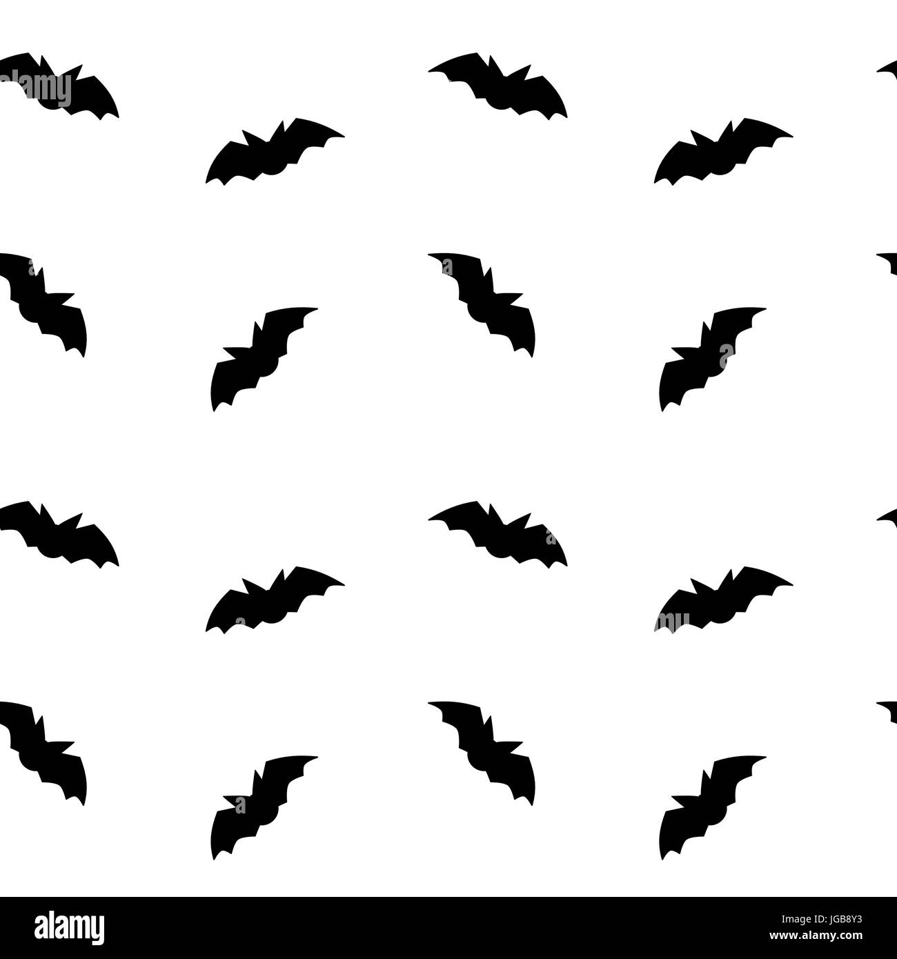 bats silhouette seamless vector pattern background illustration Stock ...