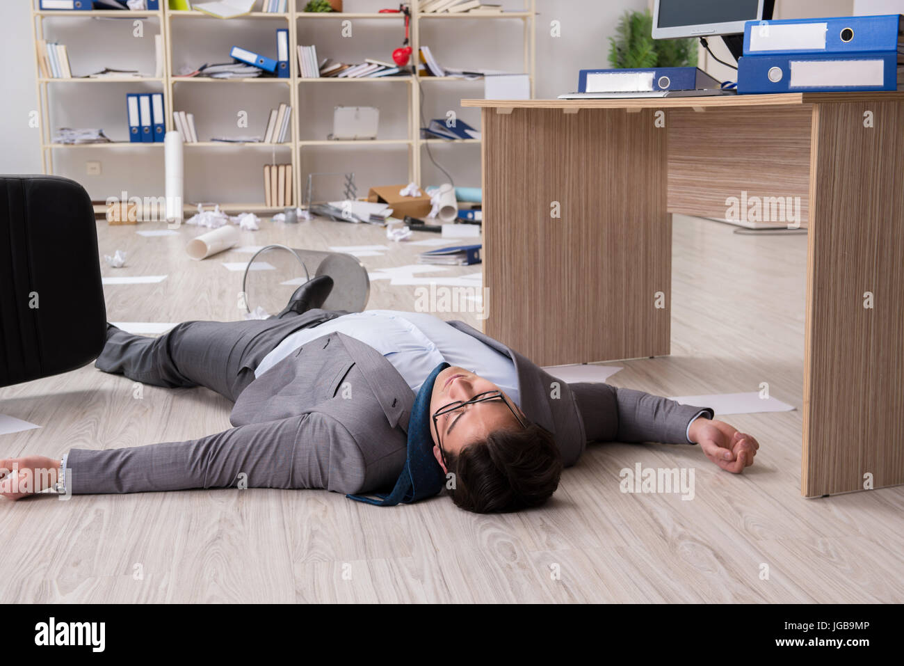 Drunk businessman floor hi-res stock photography and images - Alamy