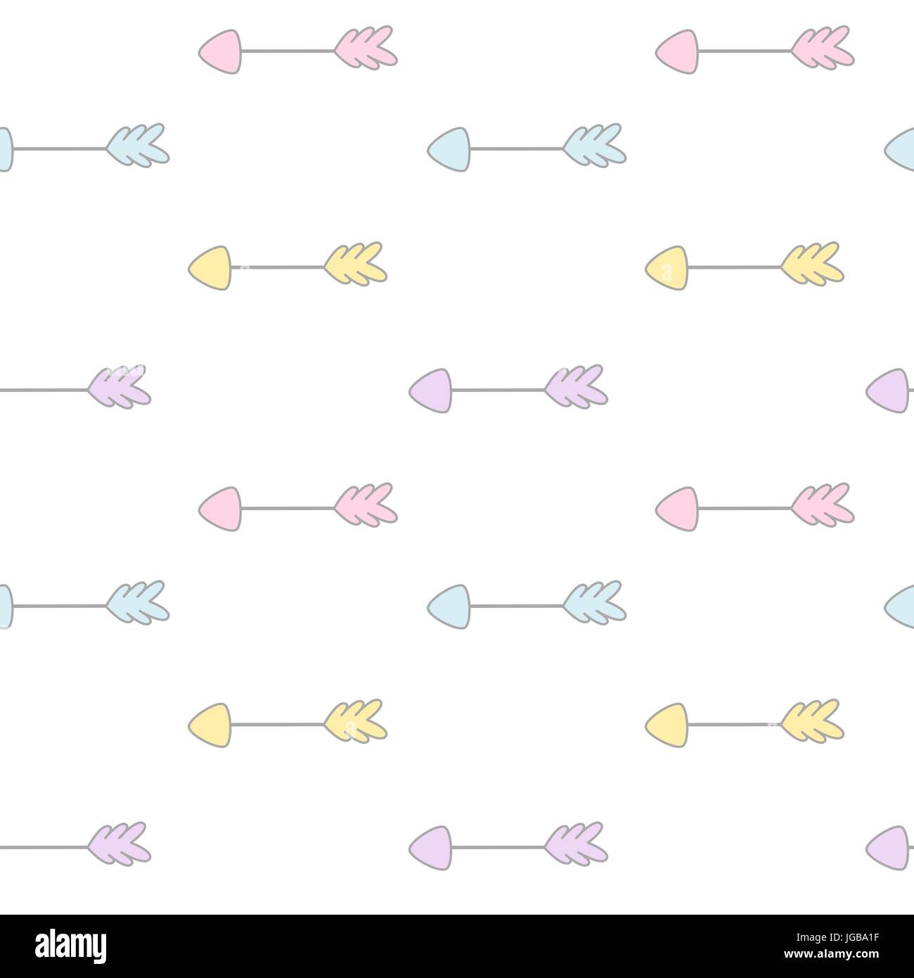 cute cartoon colorful arrows seamless vector pattern background ...