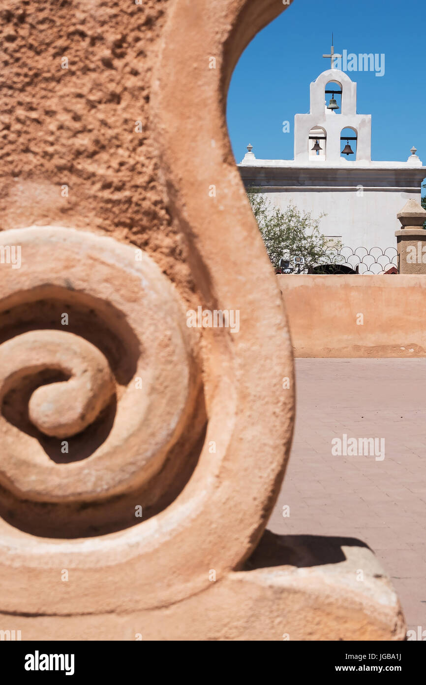 Mission style bell tower hi-res stock photography and images - Alamy