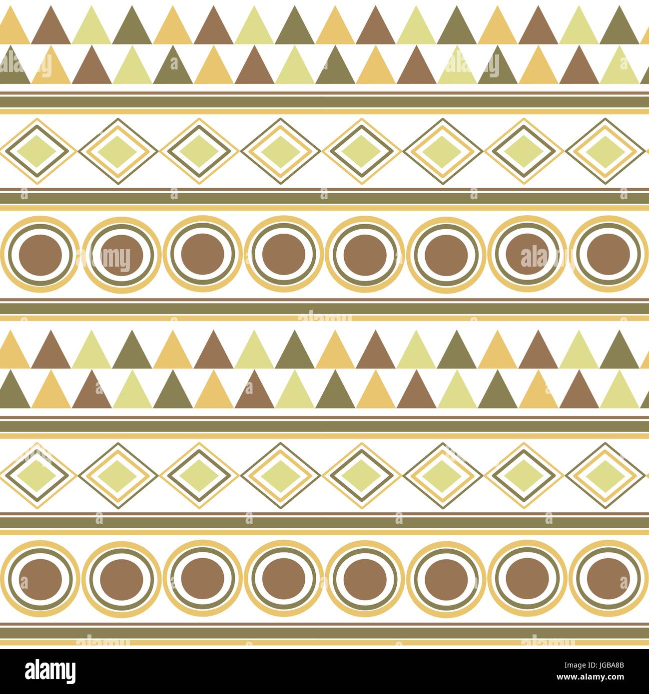seamless vector geometric tribal pattern background illustration Stock ...