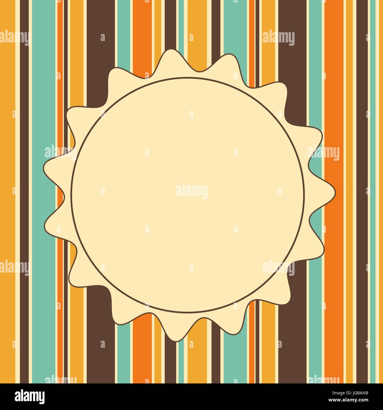 Greeting vector vintage striped vertical banner card invitation with ...
