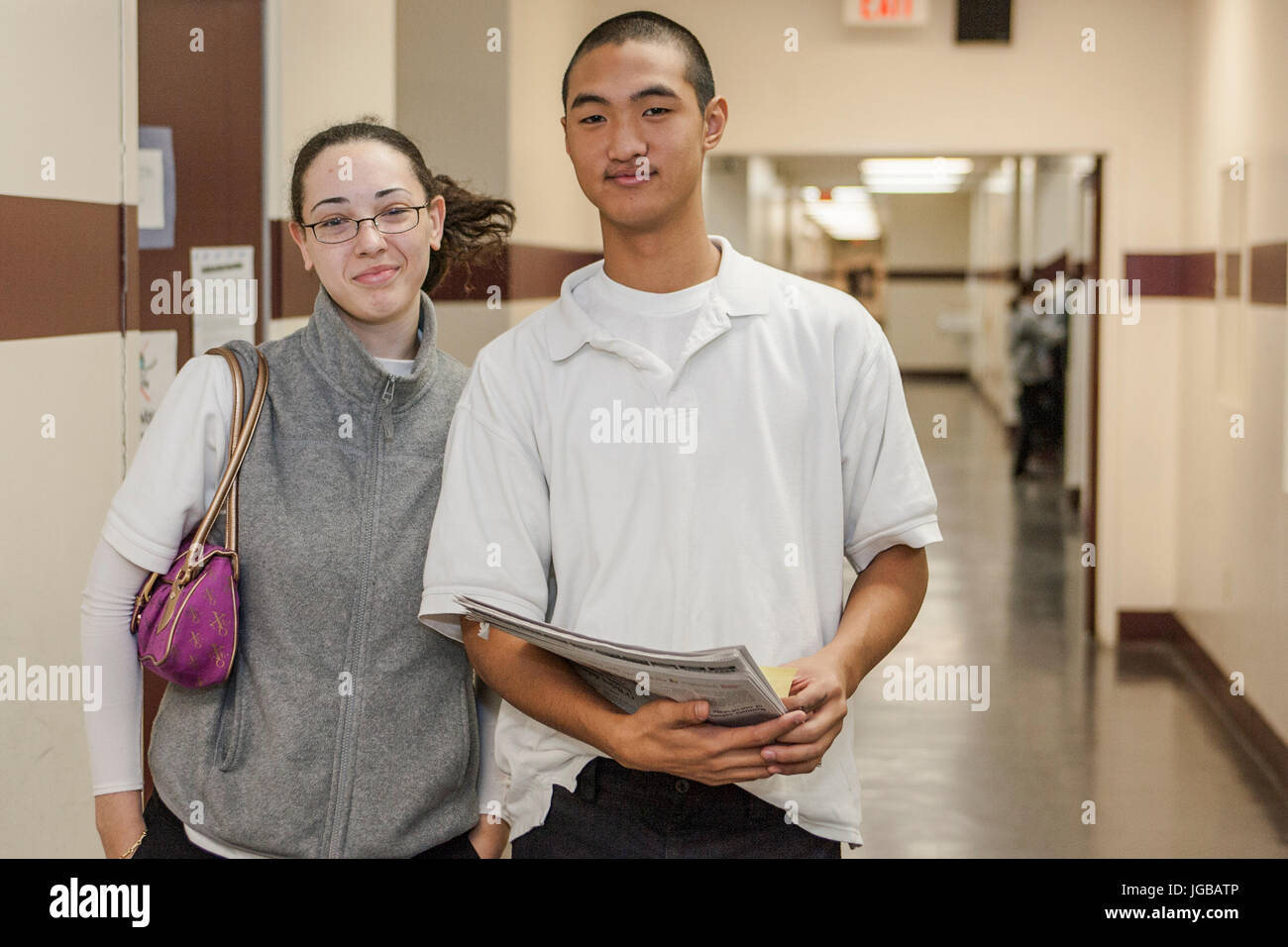 Two high school friends Stock Photo - Alamy