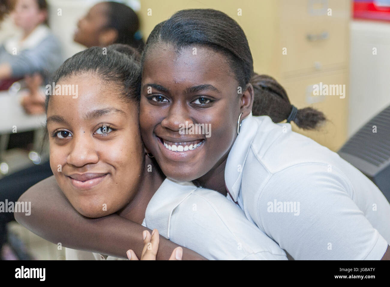 Two high school friends Stock Photo - Alamy