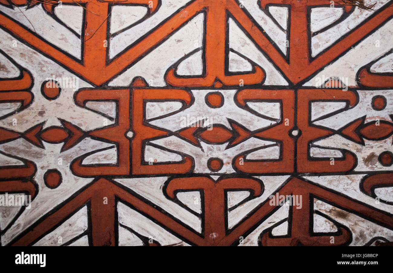 INDONESIA, IRIAN JAYA, ASMAT PROVINCE, JOW VILLAGE - JUNE 12: The ...