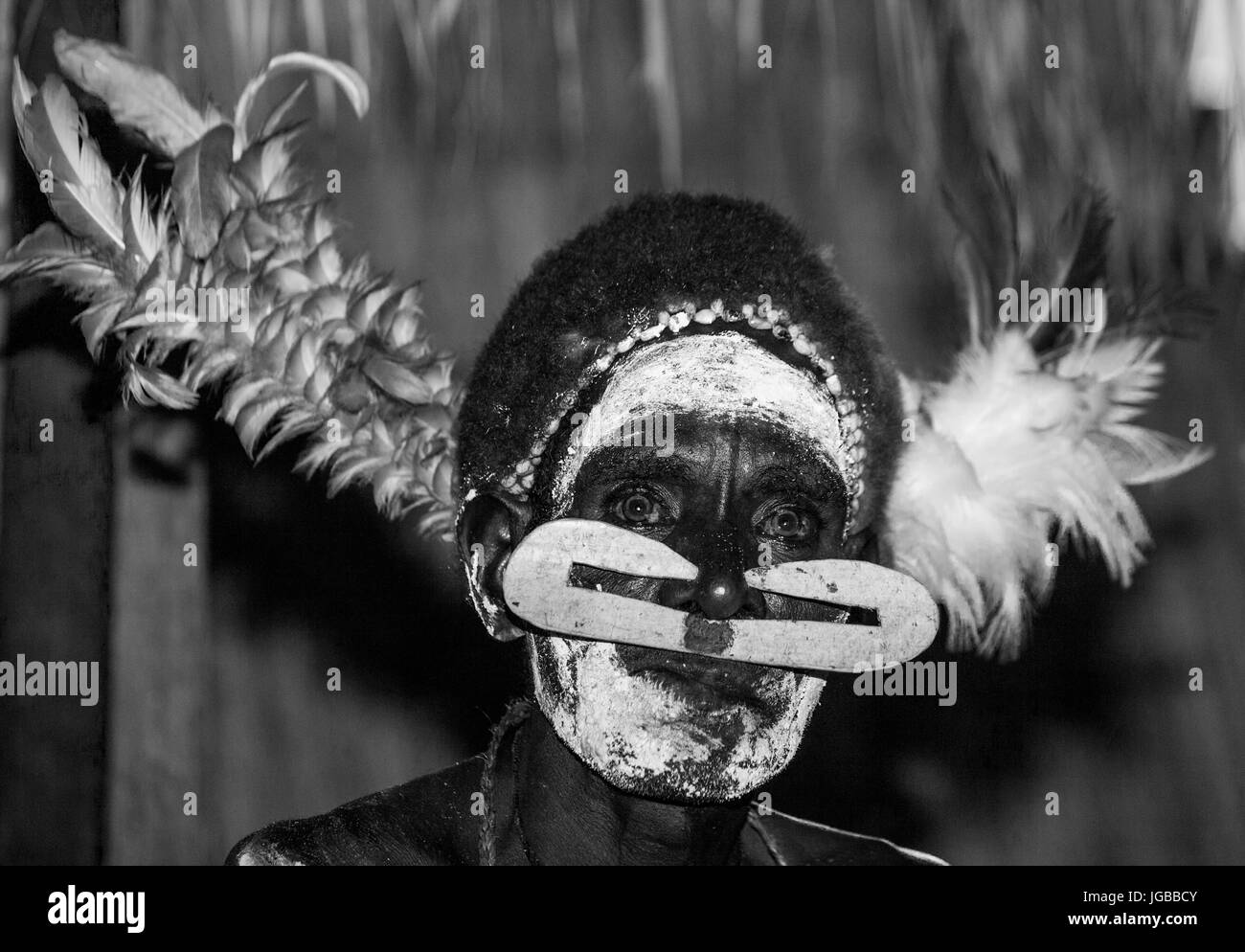 Papua indonesia culture Black and White Stock Photos & Images - Alamy