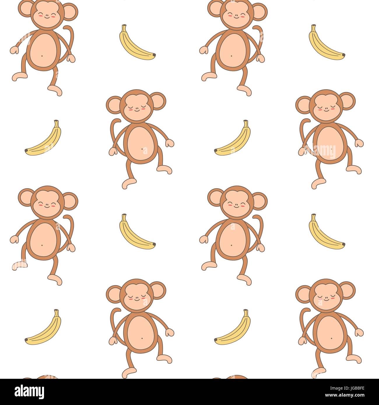 Cute Cartoon Monkey Wallpaper