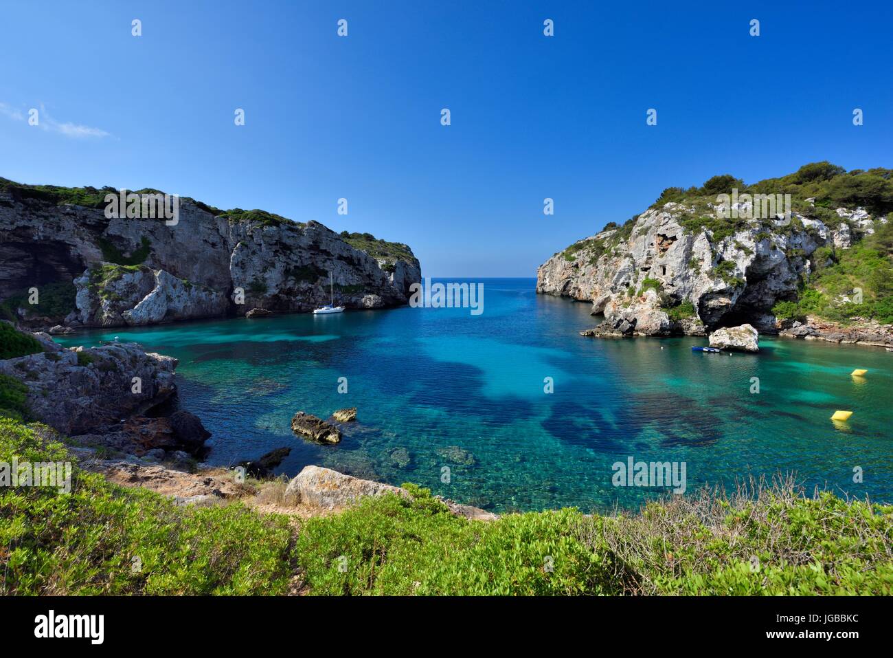 Minorca calas coves hi-res stock photography and images - Alamy