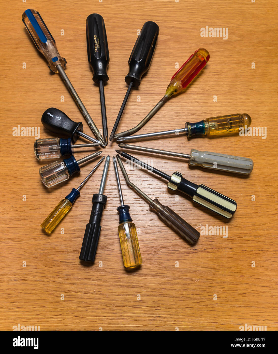 Assorted screwdrivers hi-res stock photography and images - Alamy